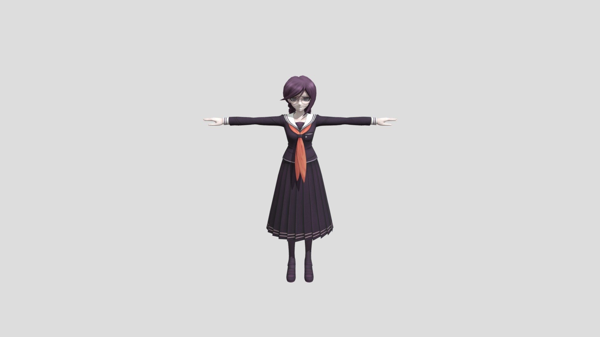 Touko Fukawa - Download Free 3D model by dominicalting22 [904058b ...