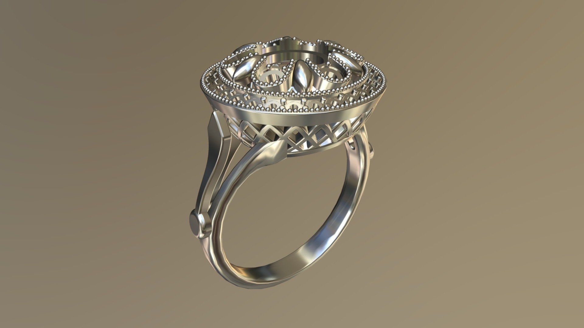 Pierścionek Z Rautami Sms - 3D model by inceptum [9041c59] - Sketchfab