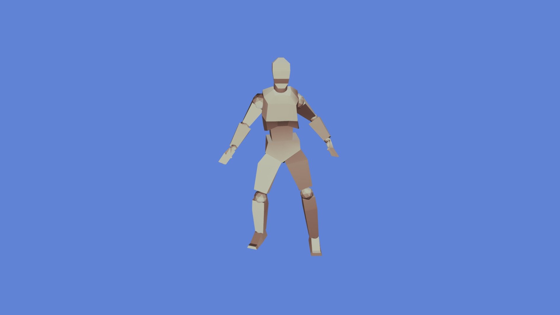 634230054 low polygon human (Dodging Right) - Download Free 3D model by ...