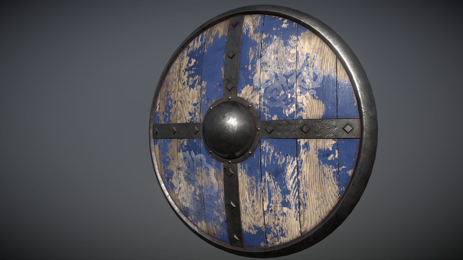 Viking Shield - 3D model by Arm3DGraphics [90434a7] - Sketchfab
