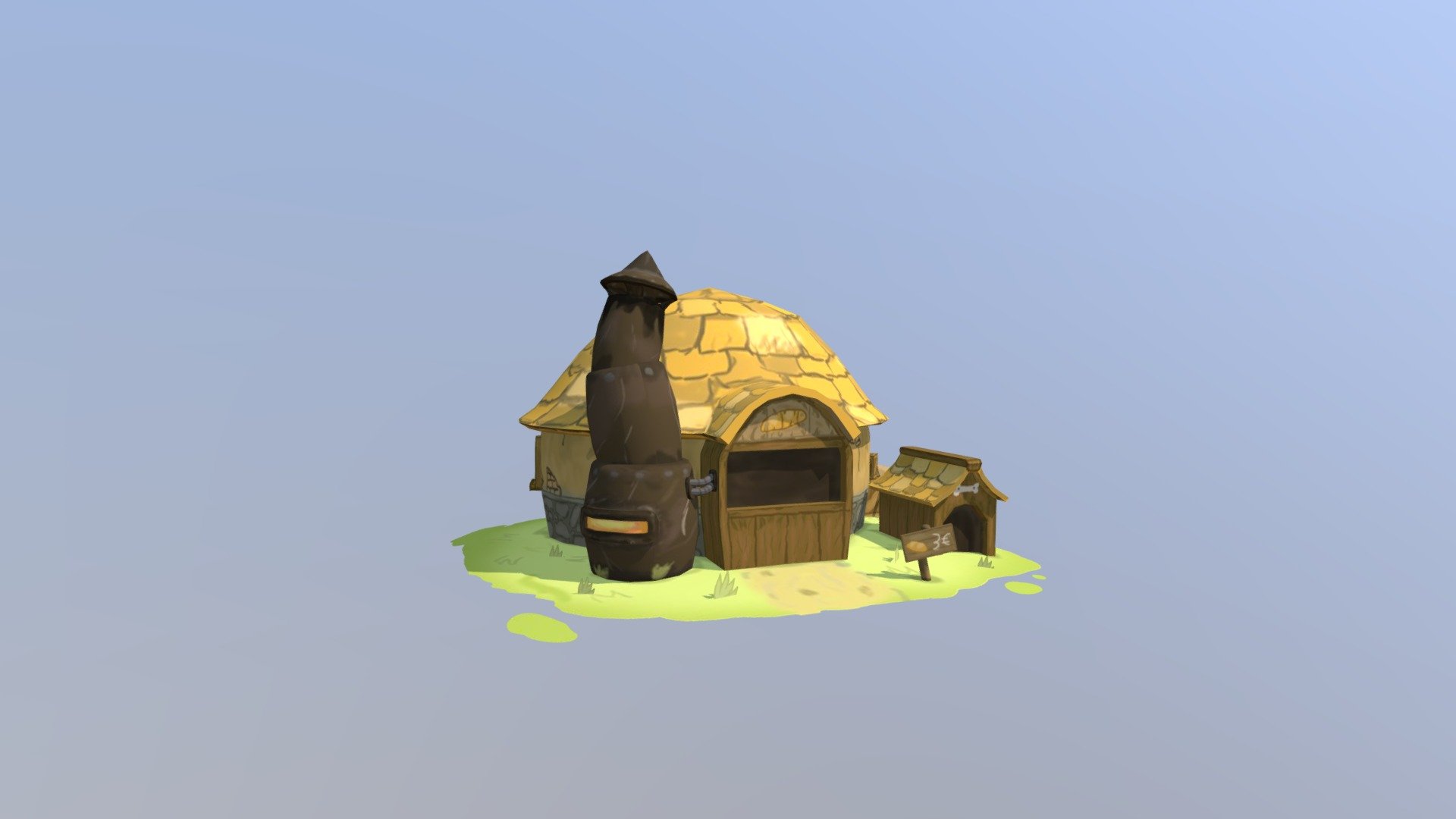 Baker shop - 3D model by Tinus (@HeerBeer) [9043669] - Sketchfab
