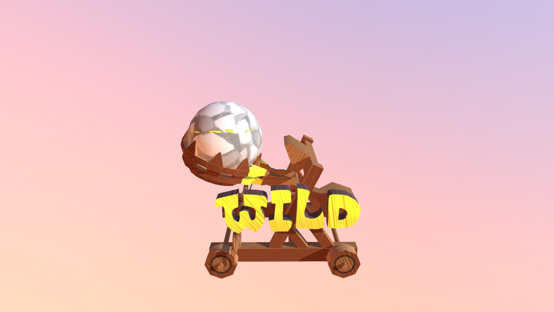 WILD Catapult - 3D model by Arthur7612 [9044350] - Sketchfab