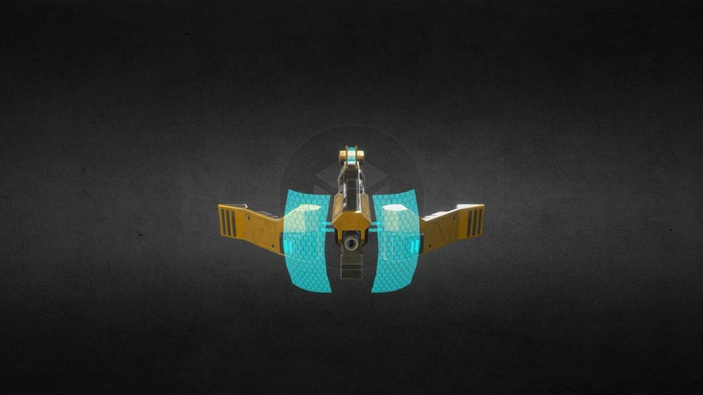 Sci Fi Weapon Crossbow(Concept by Rock D) - 3D model by AlexD ...