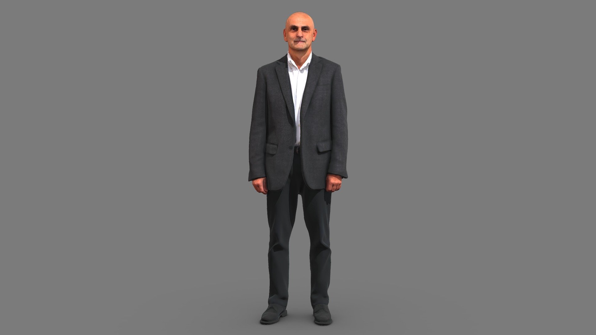 Man in formal attire - Buy Royalty Free 3D model by Polygons Miniatures ...