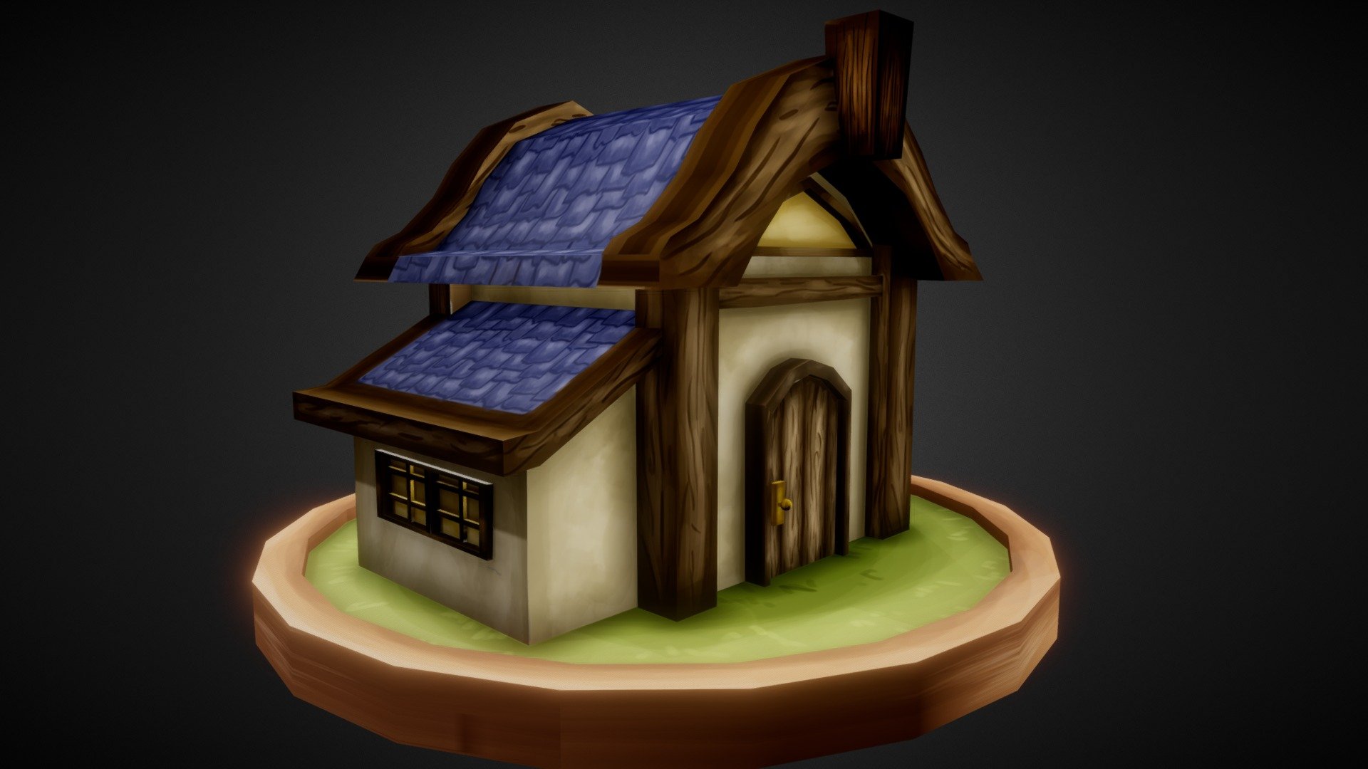 Low poly house - 3D model by Liliane (@Liliane3D) [90462ce] - Sketchfab