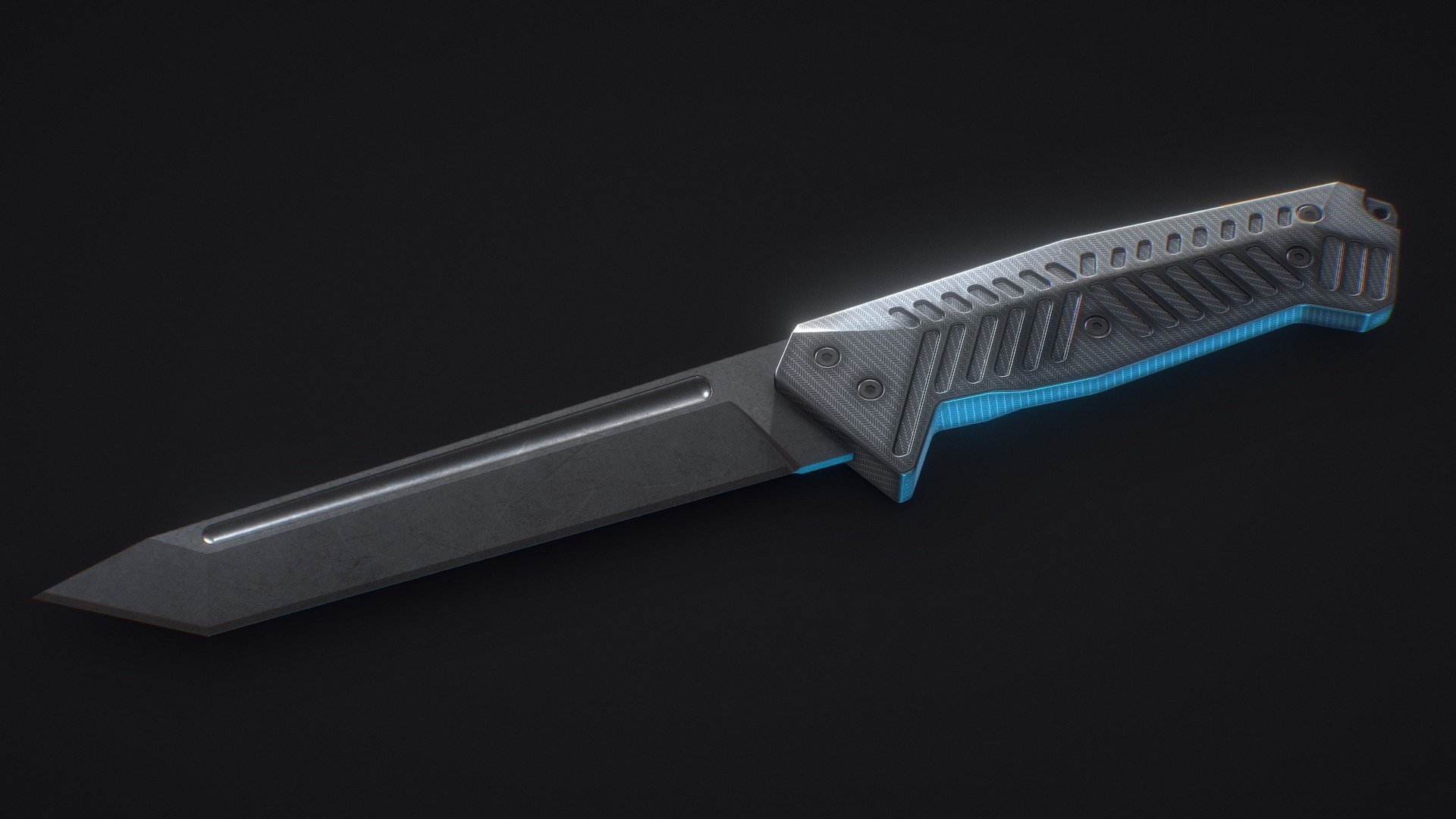 Tactical Modern Knife - Buy Royalty Free 3D model by re1monsen [90475f1 ...