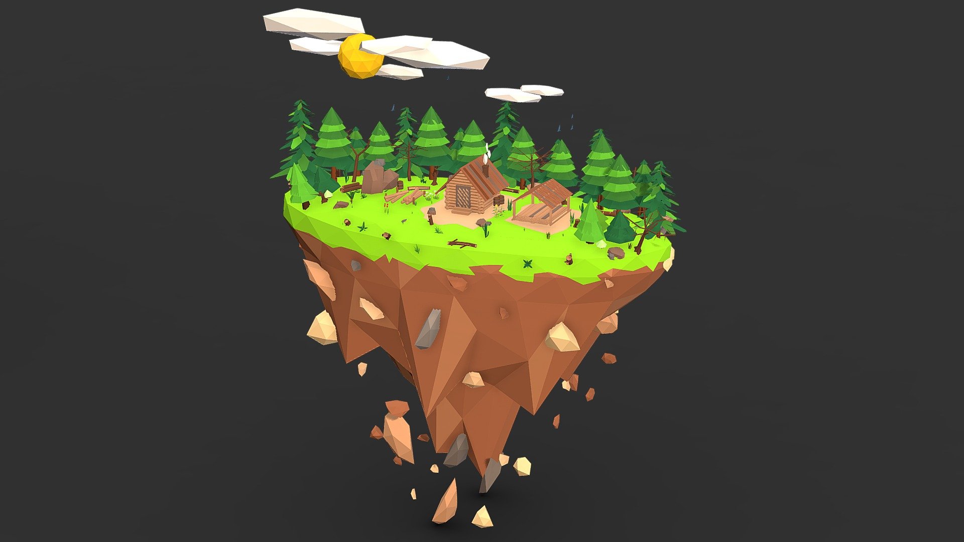 Summer Pack Of 3D Cartoon Models - 3D model by Sidra (@Sidramax ...
