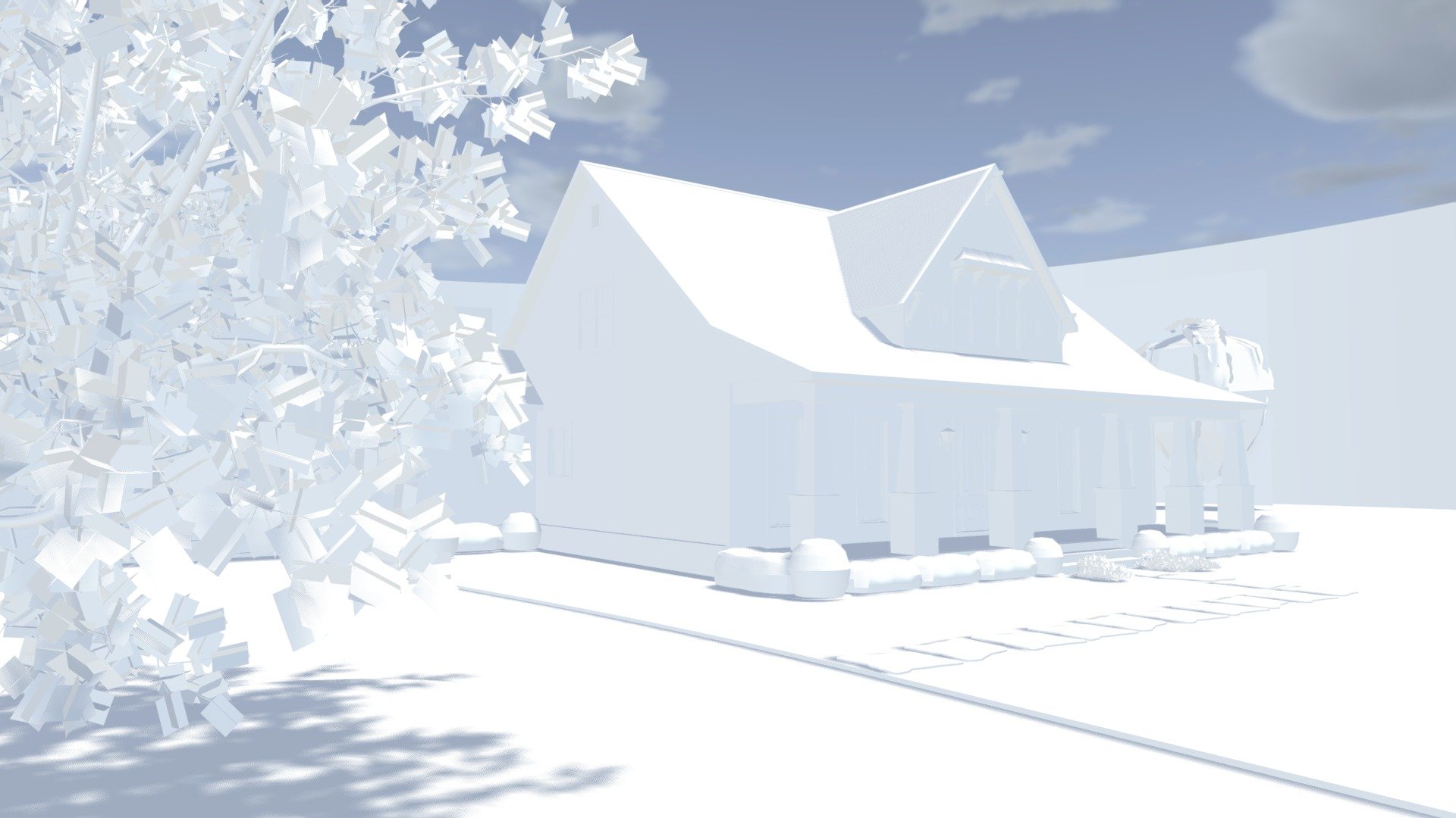 Baldwin Cottage - 3D model by Marcus Bell Design (@marcbell) [9048cad ...