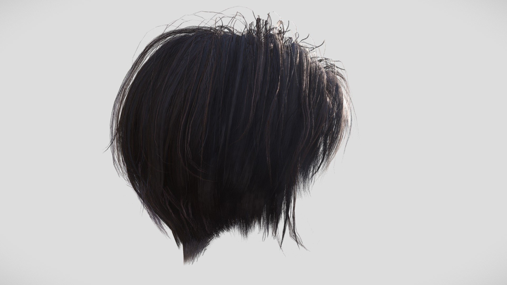 Female Hair - 001 - Buy Royalty Free 3D model by Scanlab Photogrammetry ...