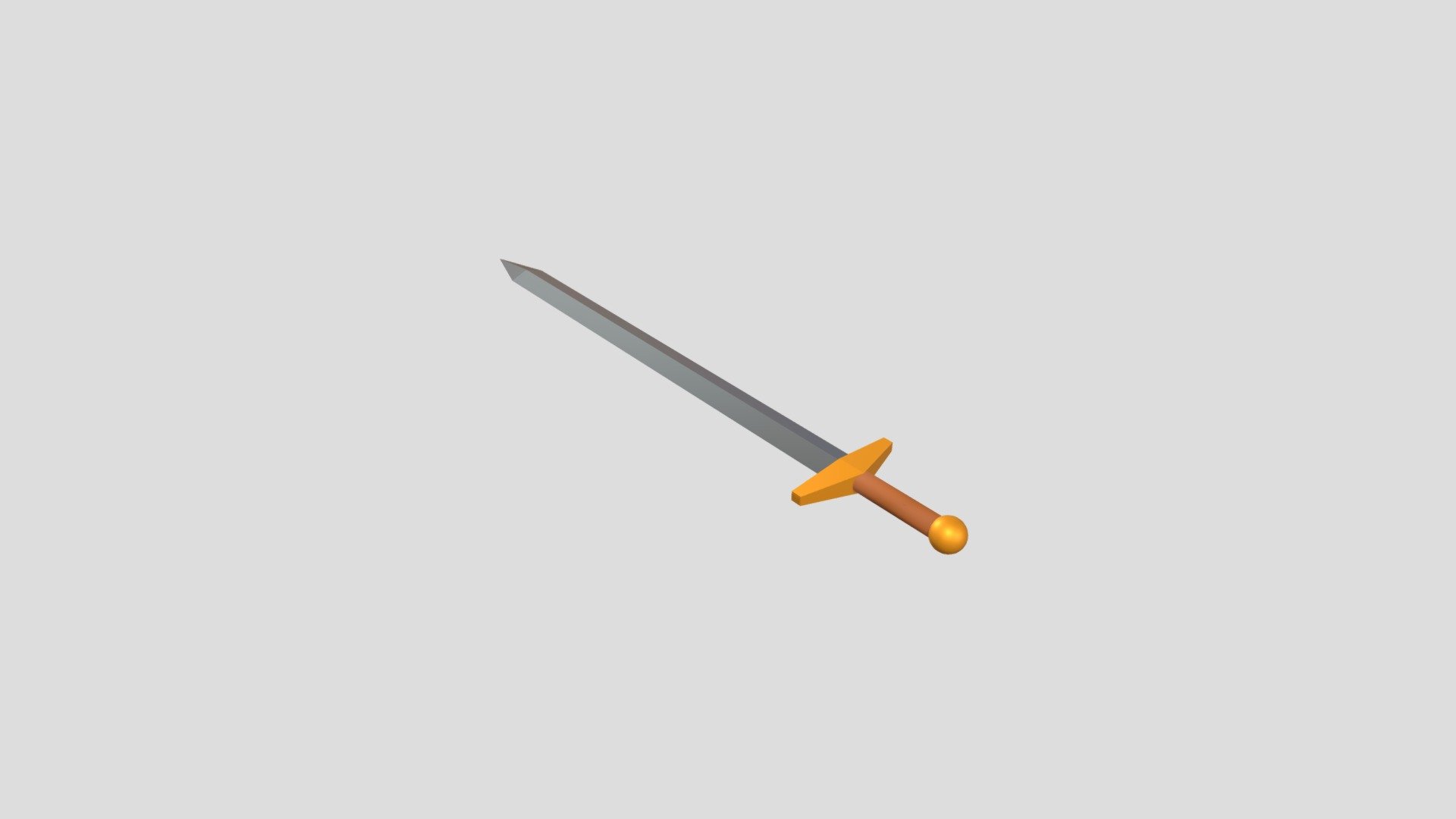 Simple Sword - Download Free 3D model by Gouw [904b731] - Sketchfab