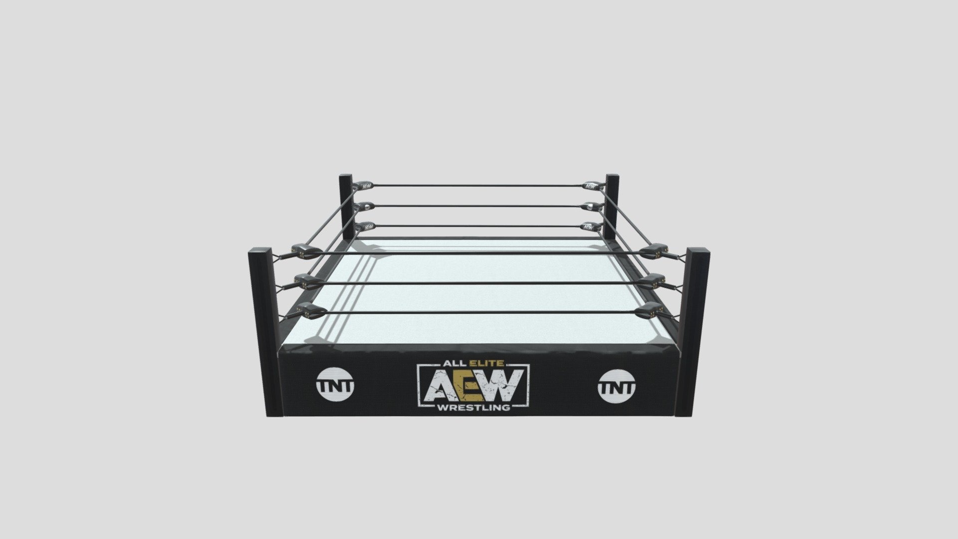 AEW Wrestling Ring - 3D model by simlewis [904c4ff] - Sketchfab
