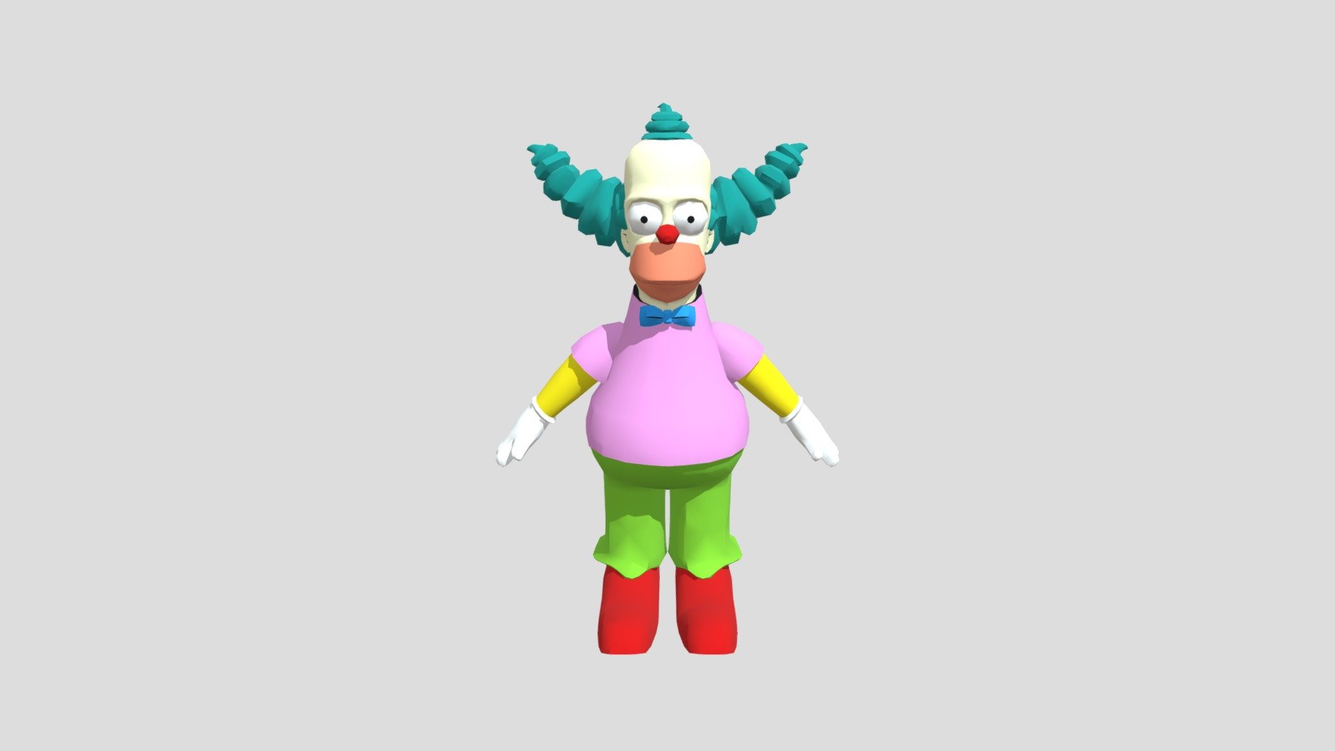 PlayStation 3 - The Simpsons Game - Krusty the C - Download Free 3D ...