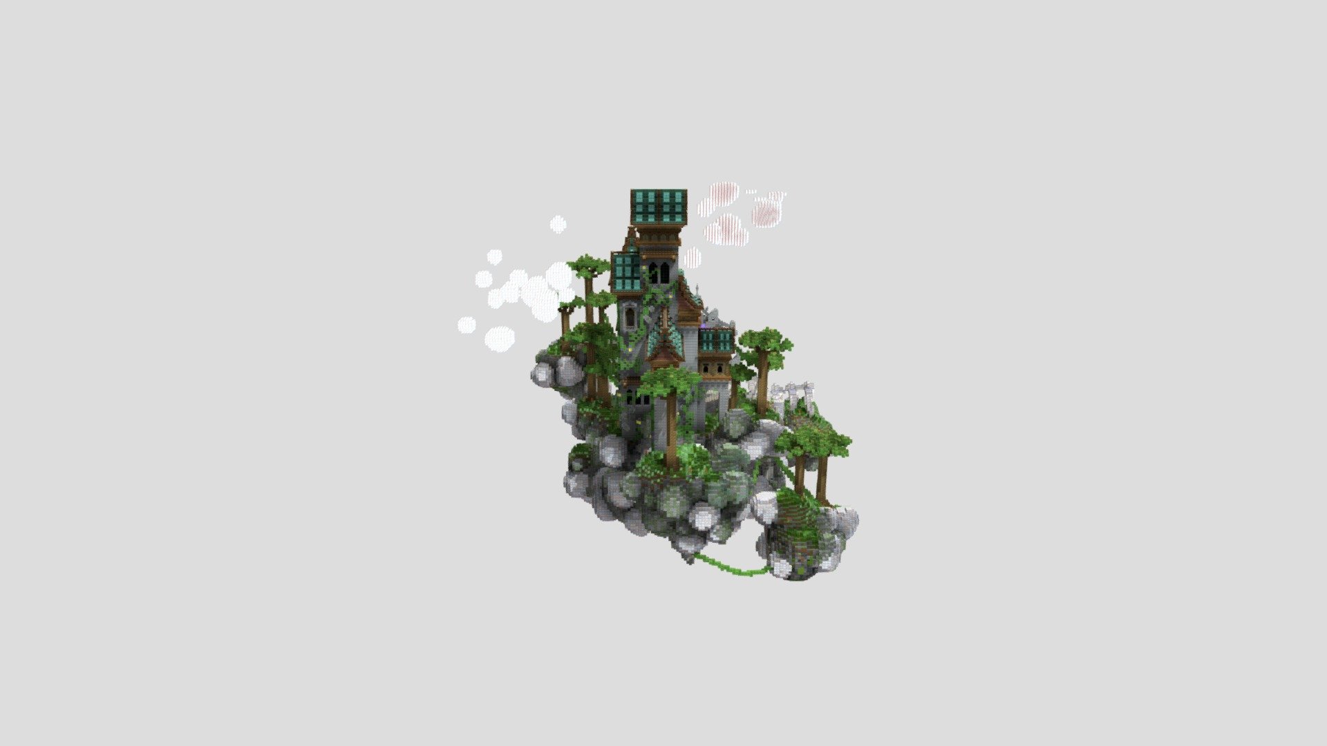 Floating Island Hub - 3D model by PremadeBuilds.com (@Tofty) [904db8b ...