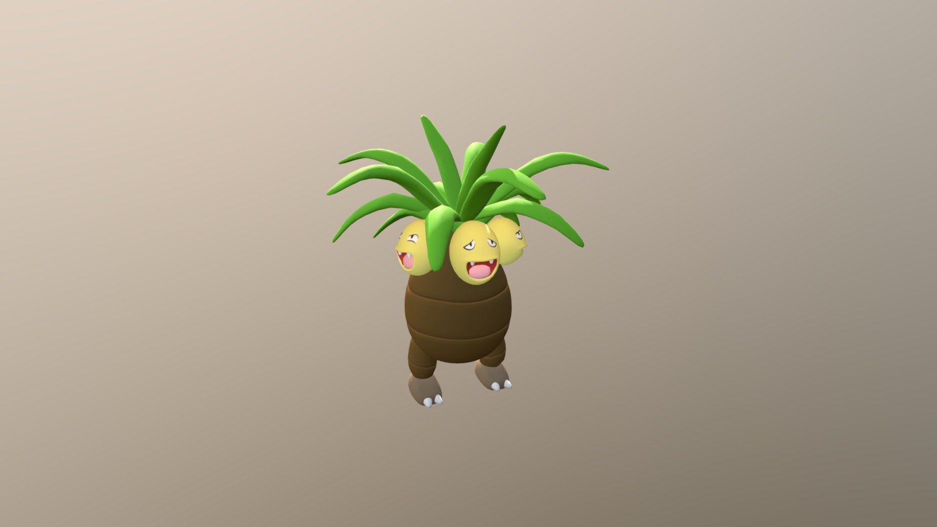 Exeggutor #103 - Download Free 3D model by Jonathon.Lai [904f8a4 ...
