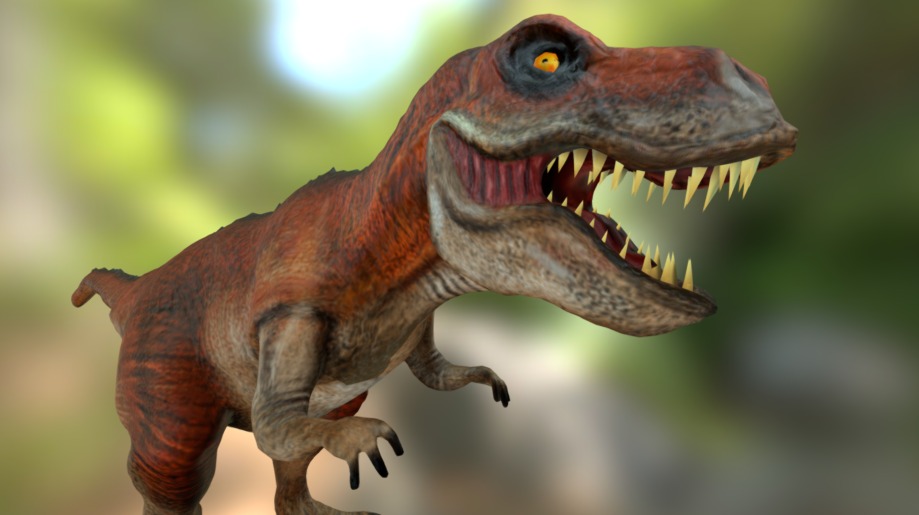 Low Poly T-REX - 3D model by abeadle [905138a] - Sketchfab