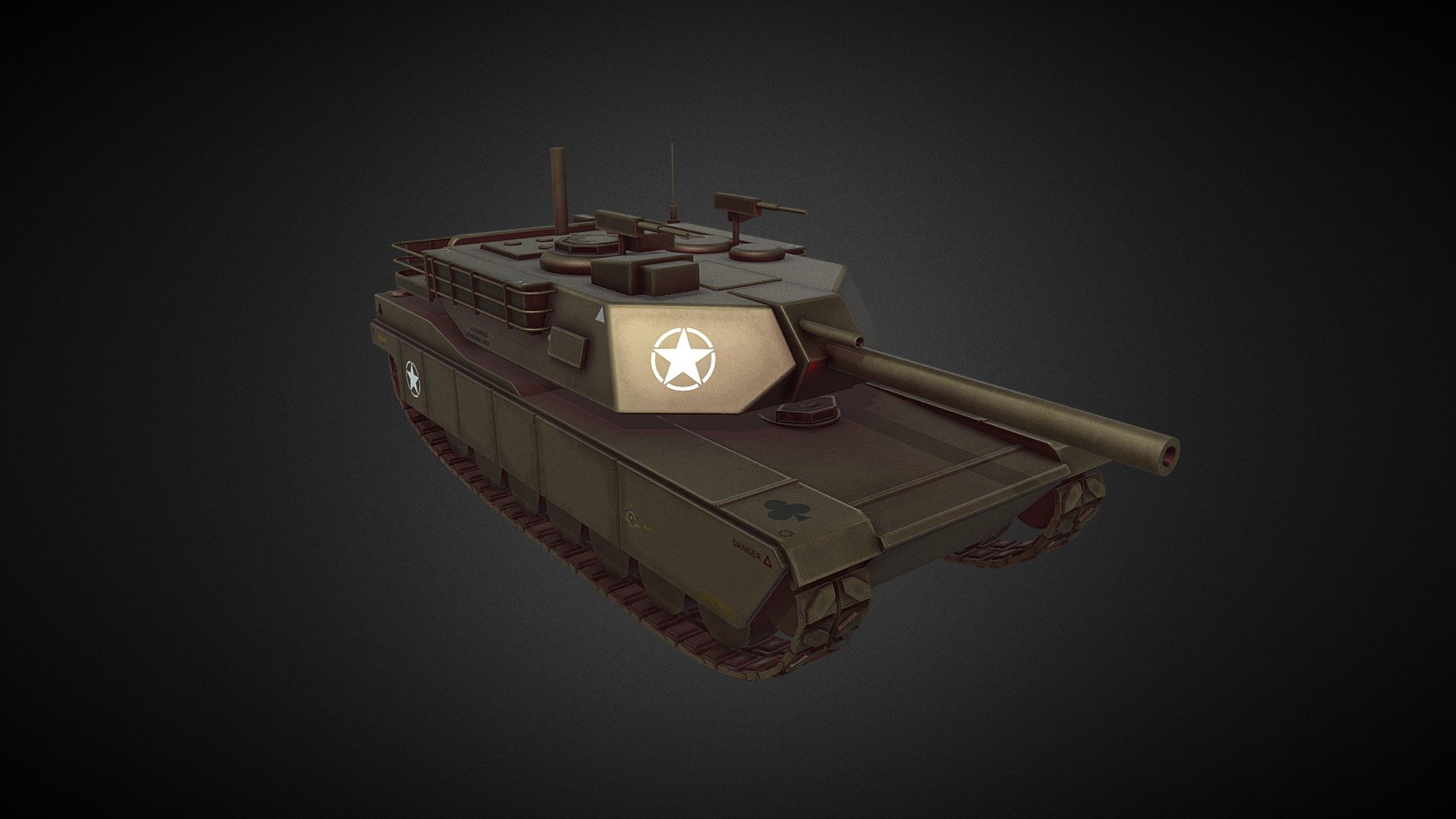 Stylized Tank Abrams - 3D model by gcomrade98 [9052930] - Sketchfab