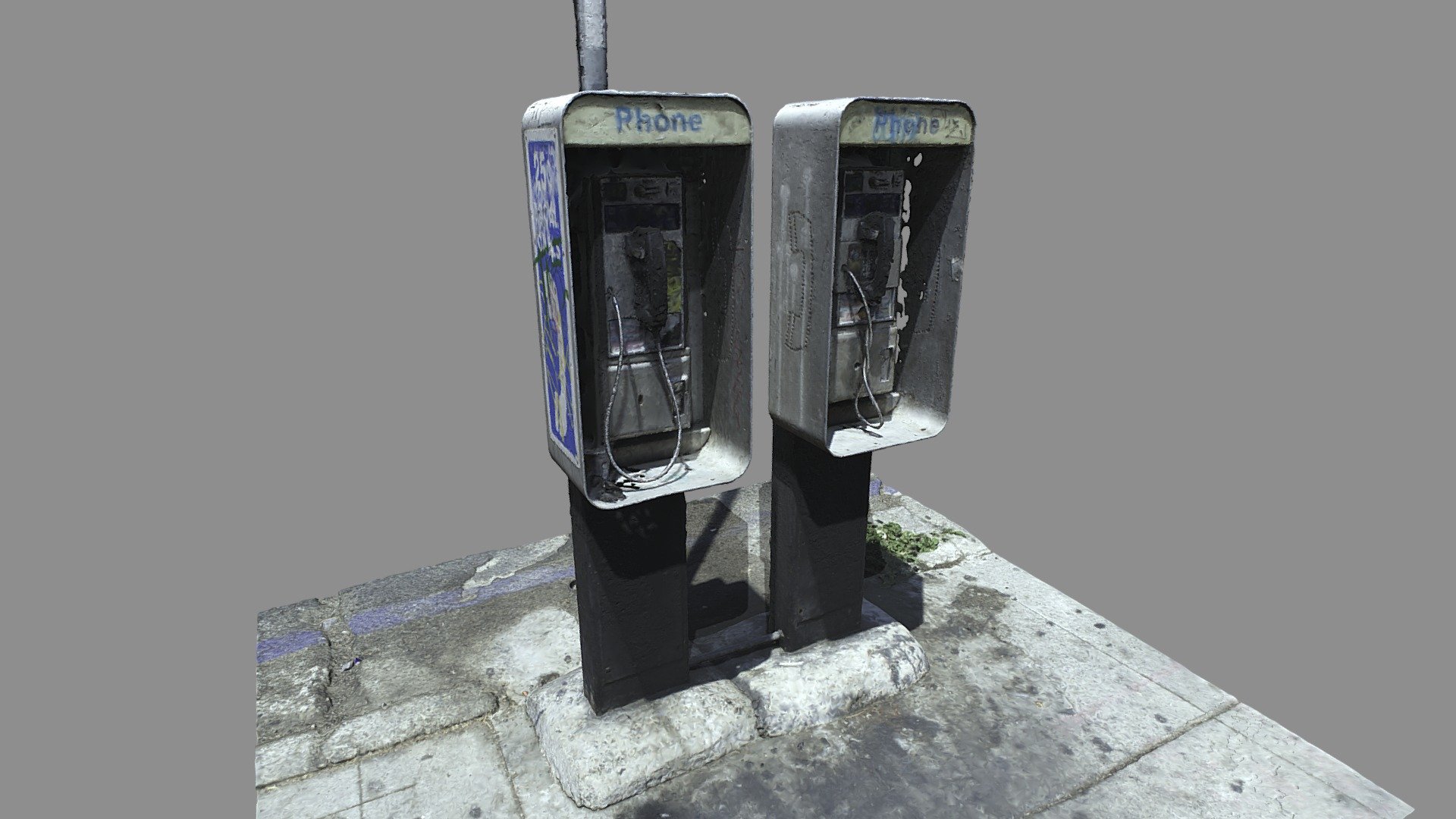 25c Pay Phone. LA, CA - DSLR Photogrammetry - 3D model by 3D Scan New ...