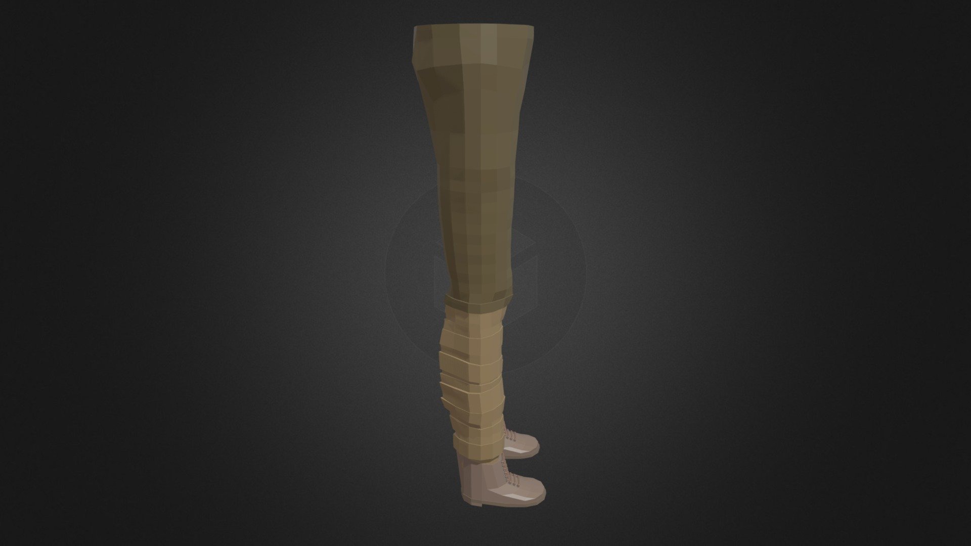 Legs (Unfinished Scrapped Model of a Soldier) - 3D model by ...