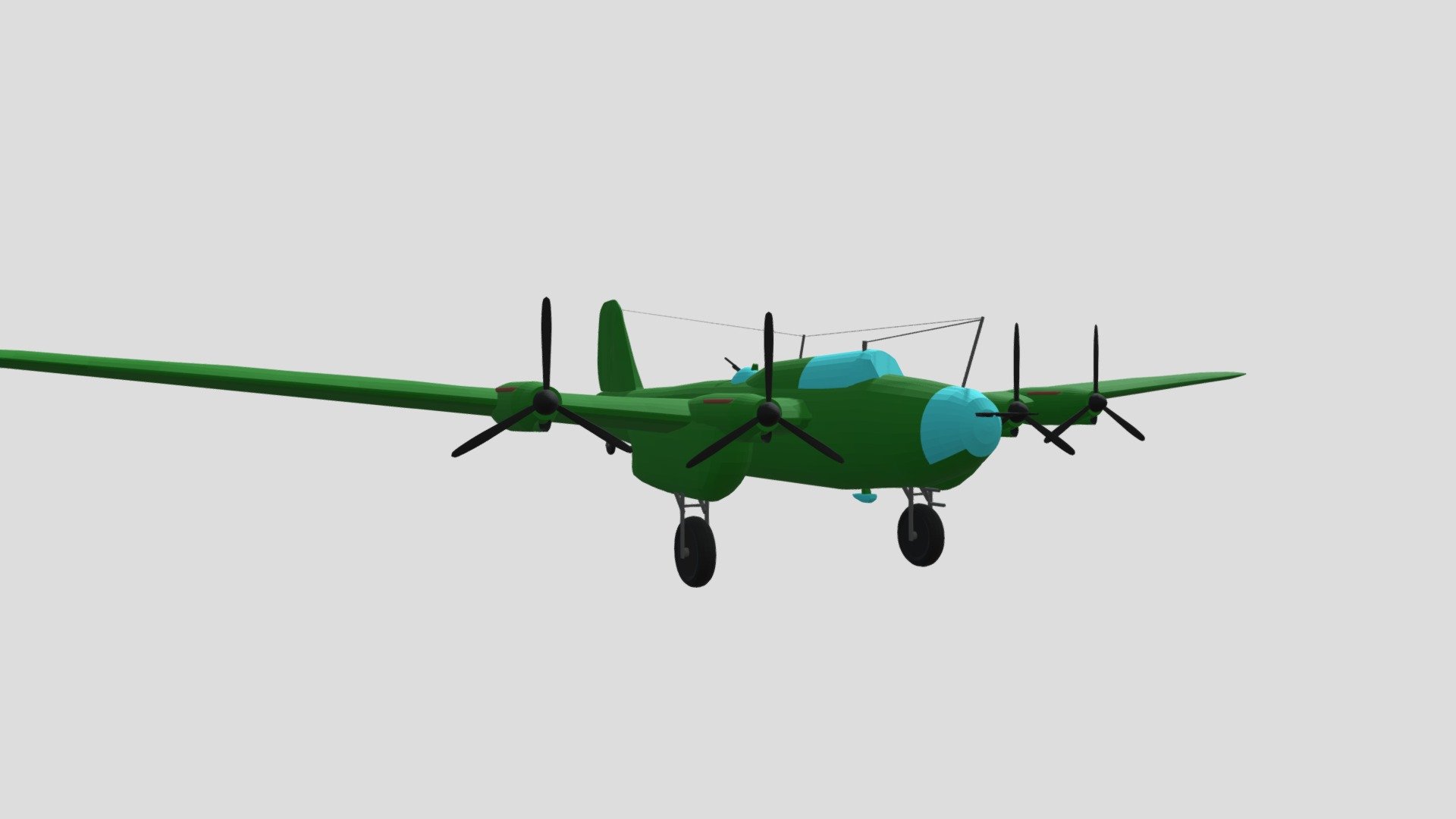 Pe-8 - Download Free 3D model by United4192 [9055937] - Sketchfab