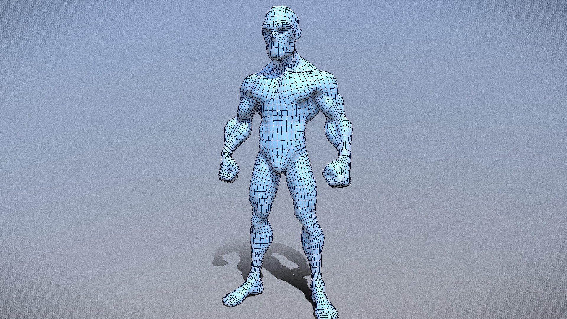 Male Stylized Basemesh with Topology V2 - Buy Royalty Free 3D model by ...