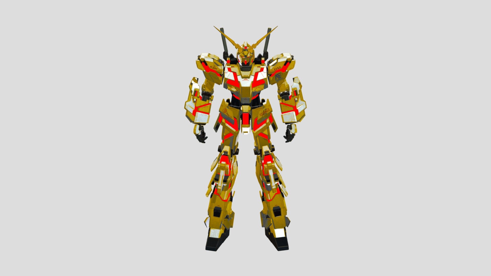 gundam_unicorn - 3D model by BLAZE_Studios [9055d13] - Sketchfab