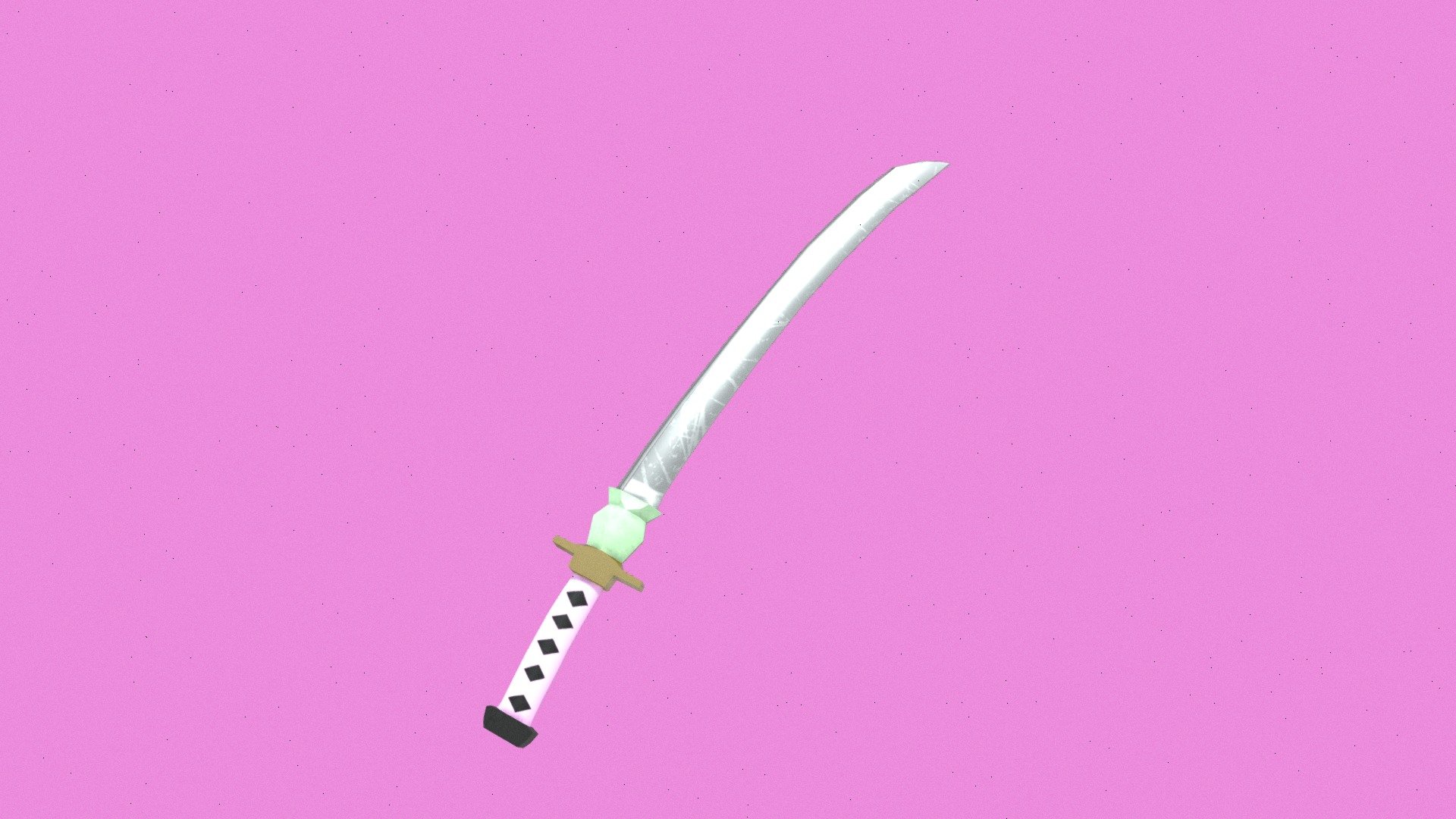 Jade Katana- Preet Sameer - 3D model by bunnivyl [9055dae] - Sketchfab