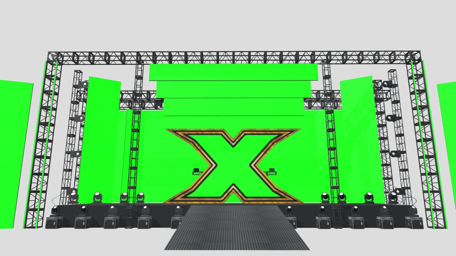 WWE NXT Stage - 2019/2020 - Buy Royalty Free 3D model by GaryMc10 ...