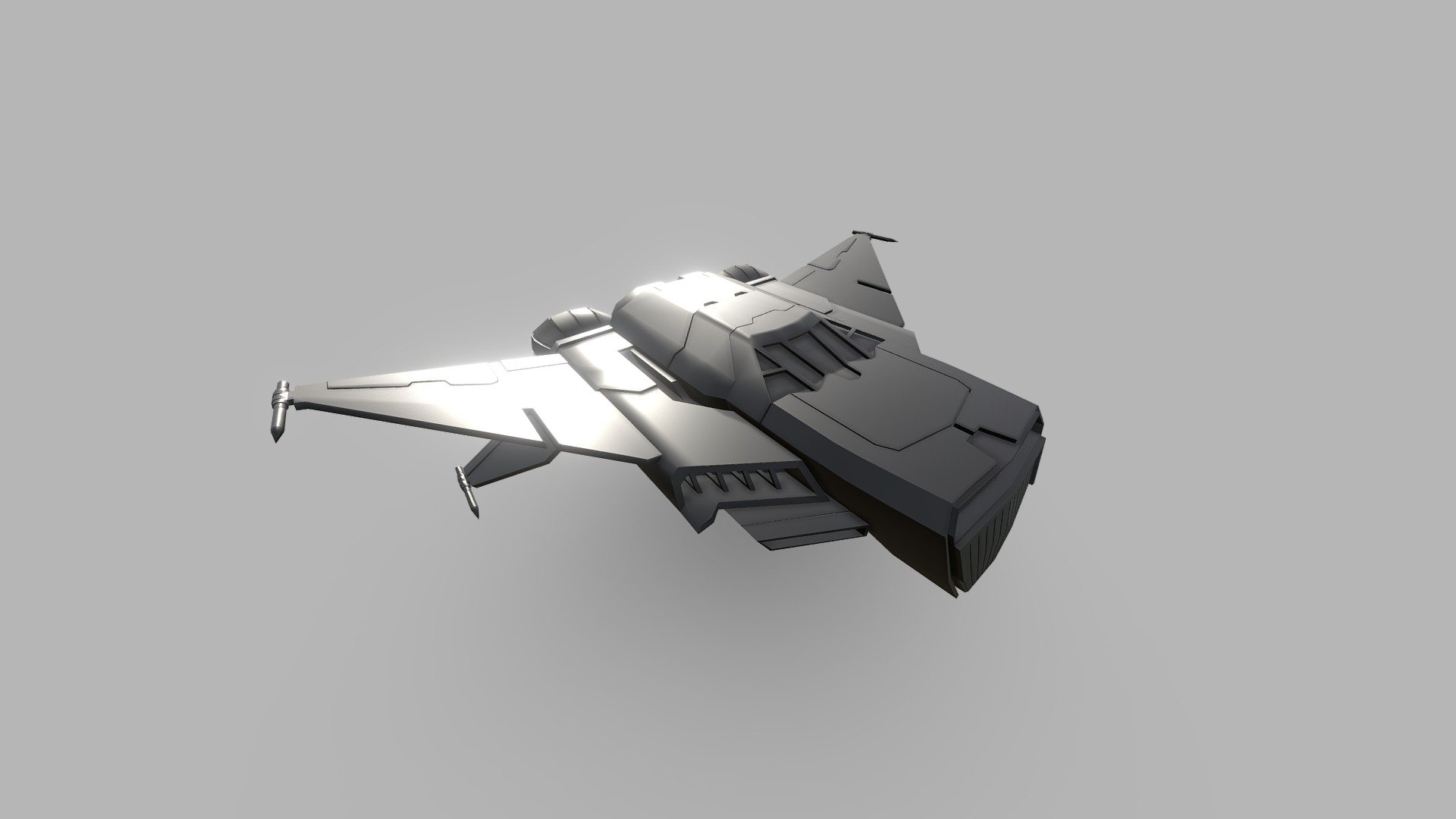 Spaceship - Download Free 3D model by JD (@jond.hendri) [9056c40 ...