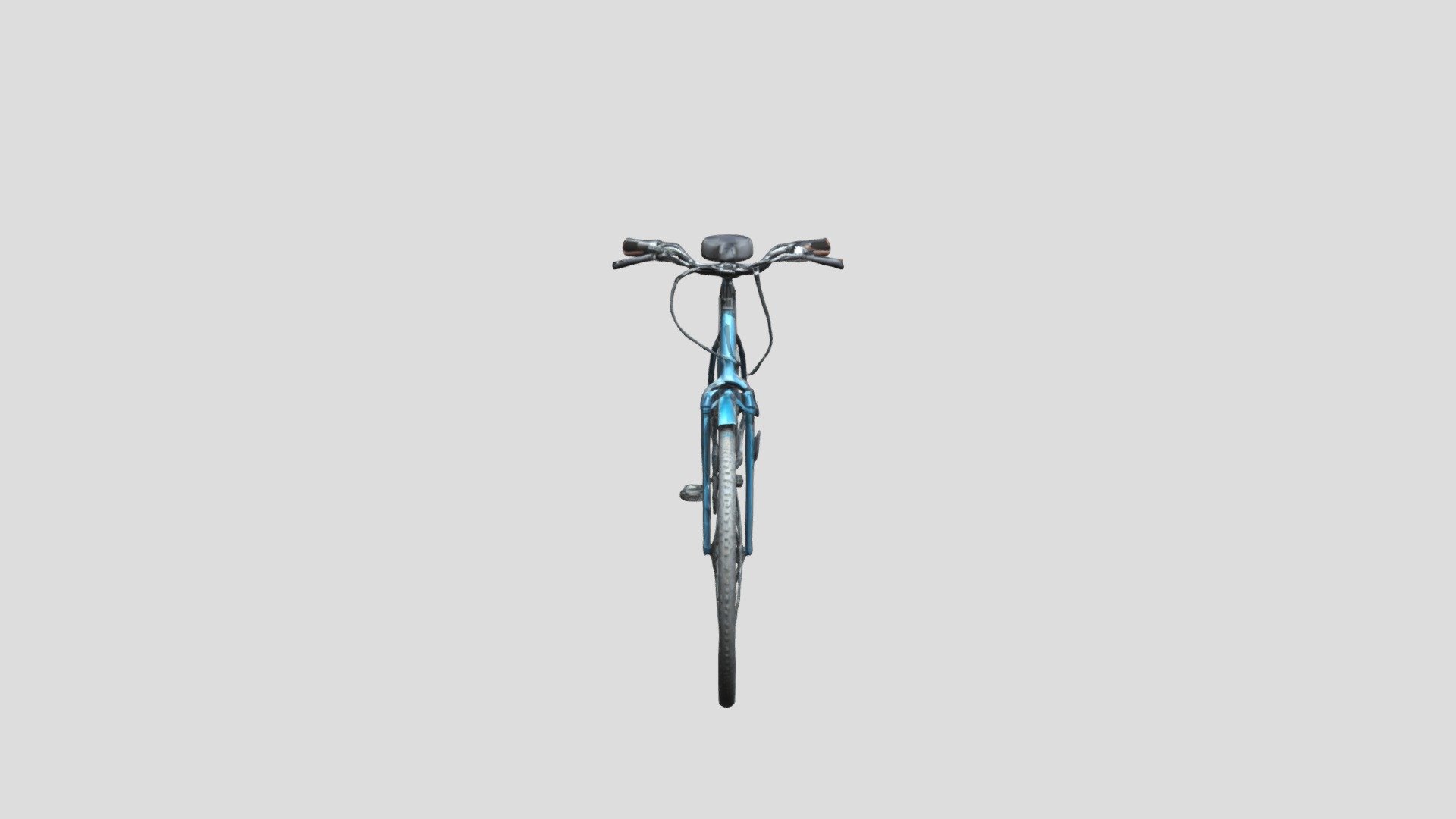 modern bicycle with mudgaurd on both tyres and - 3D model by ...