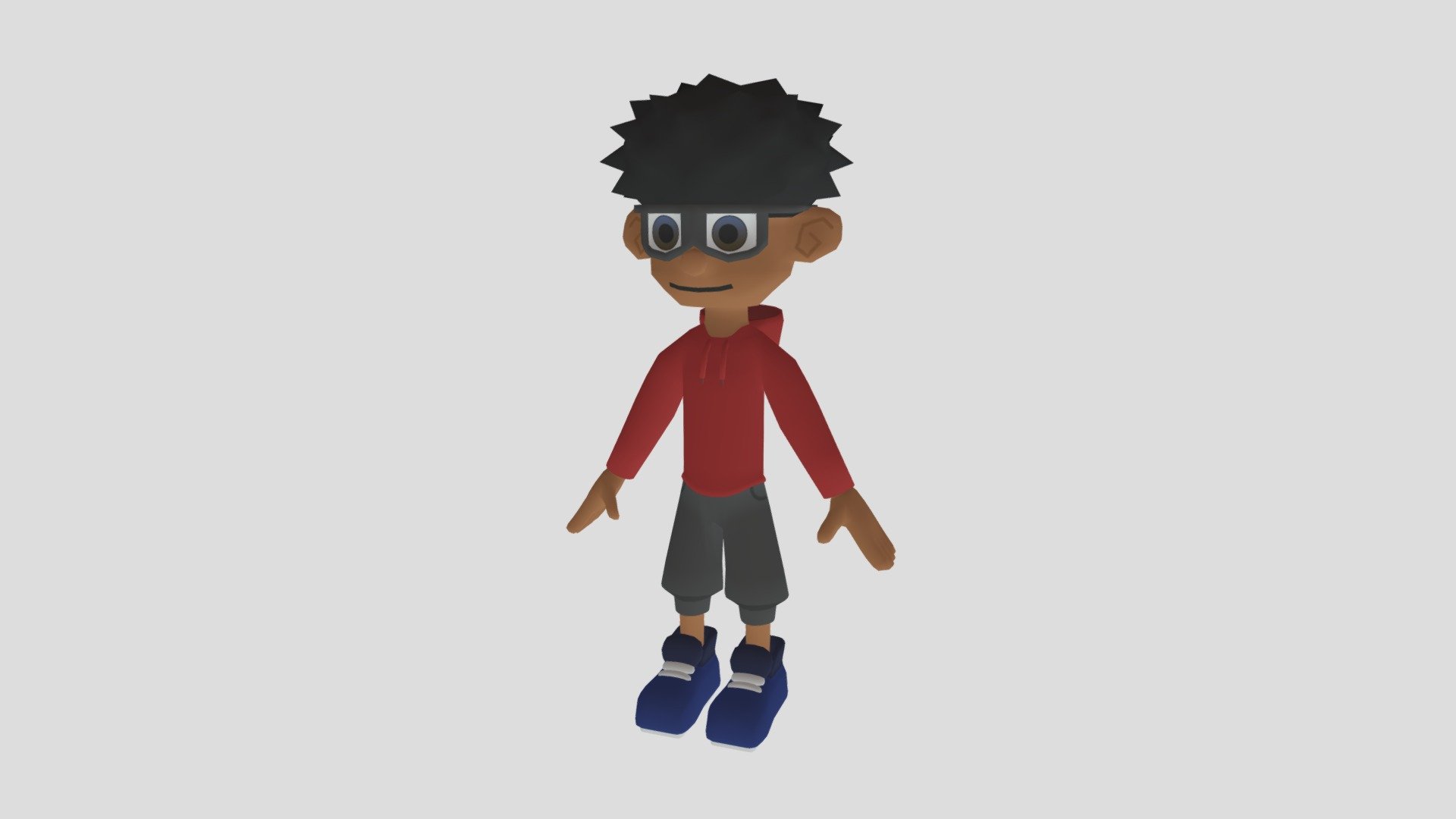 Cartoon Character Model - 3D model by DooeyDude [9058fe9] - Sketchfab