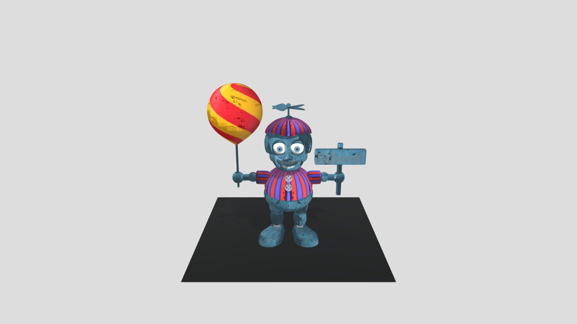 Balloon Boy - Download Free 3D model by 🍕 | Swizzie's | 🍕 (@paulayque ...