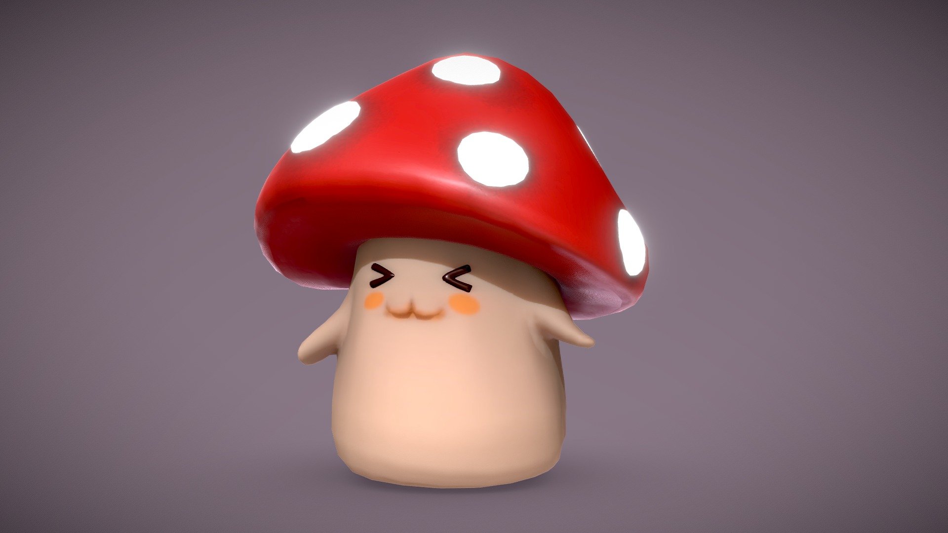 Shroomling - 3D model by Ananda Yokesh (@anandayokesh) [905aa27 ...