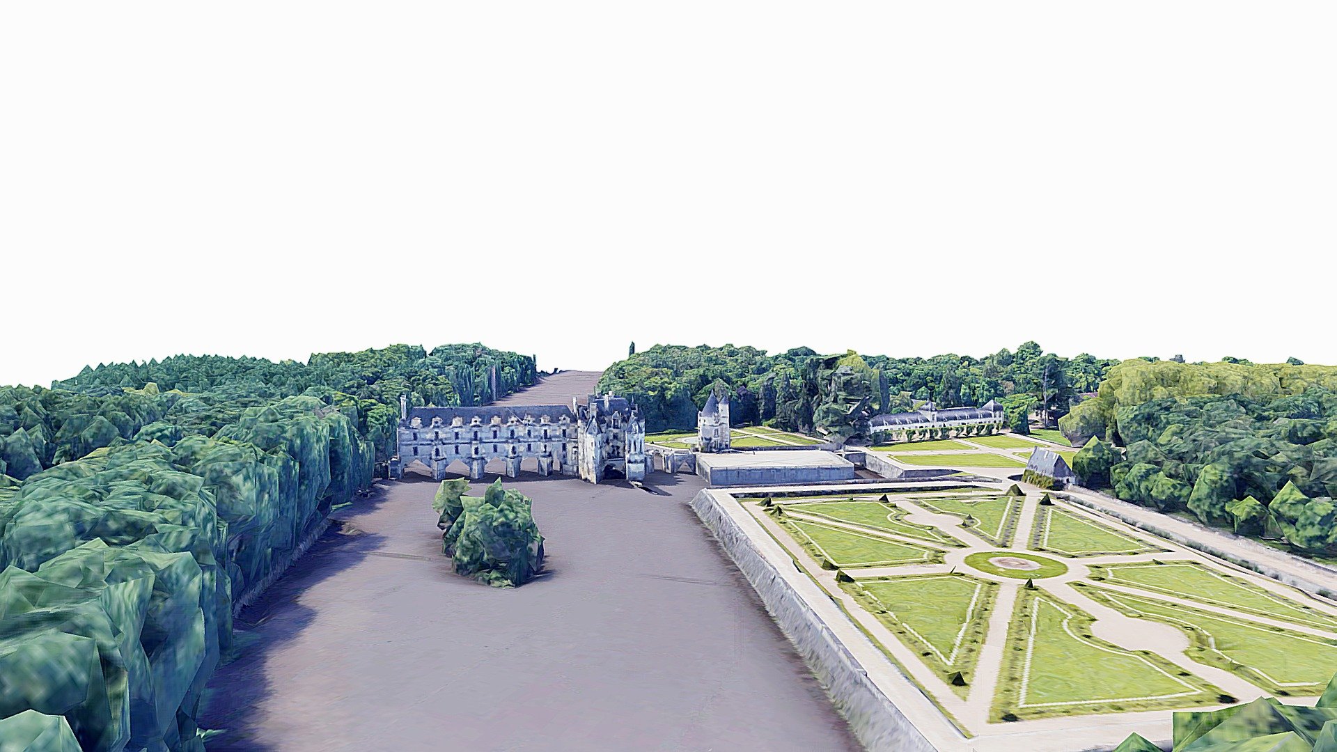 Château de Chenonceau,castle,scan,map - 3D model by SENSIET (@asensio ...