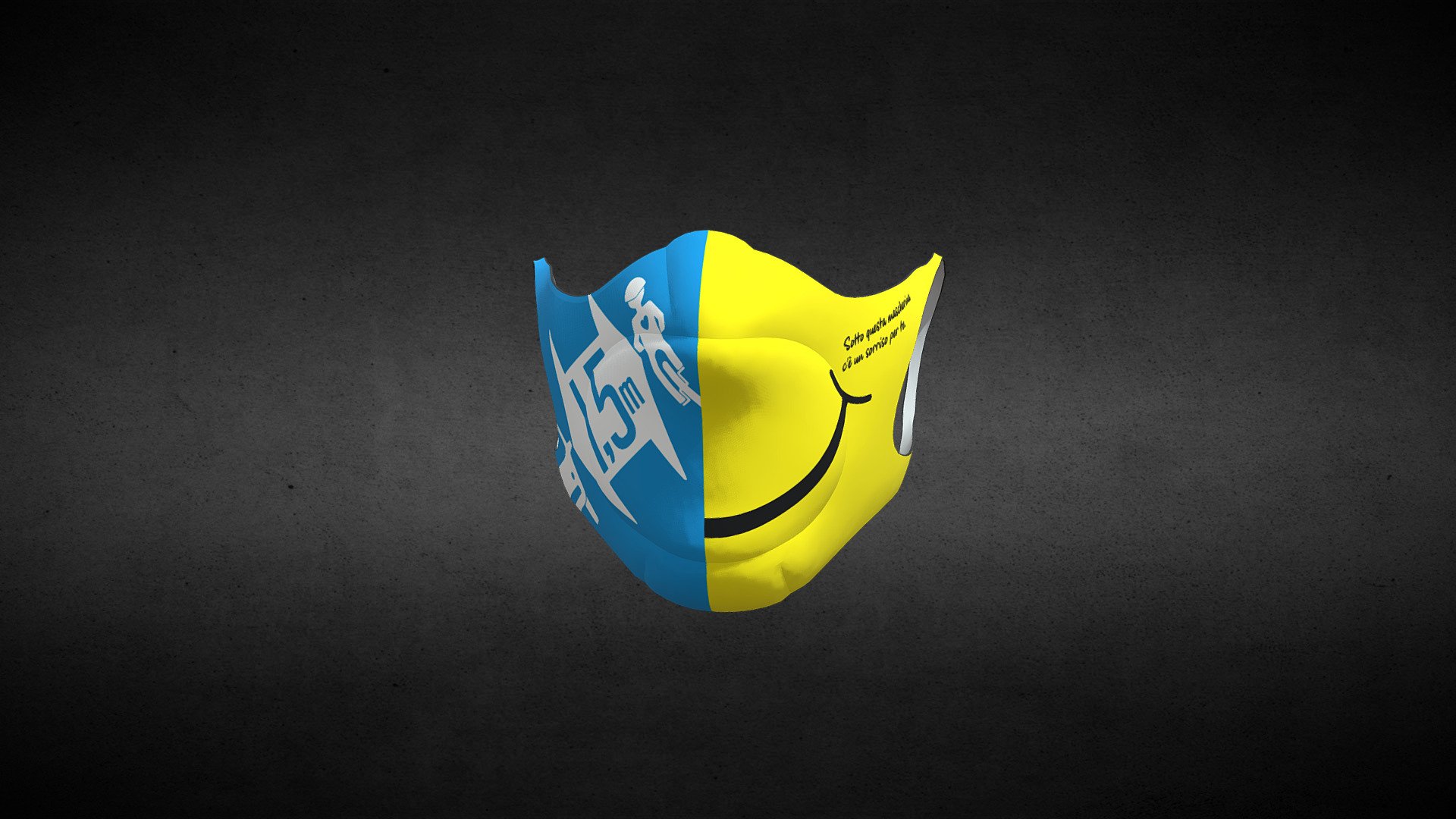 SMILEY MASK - 3D model by GIESSEGICUSTOM [905e6f4] - Sketchfab