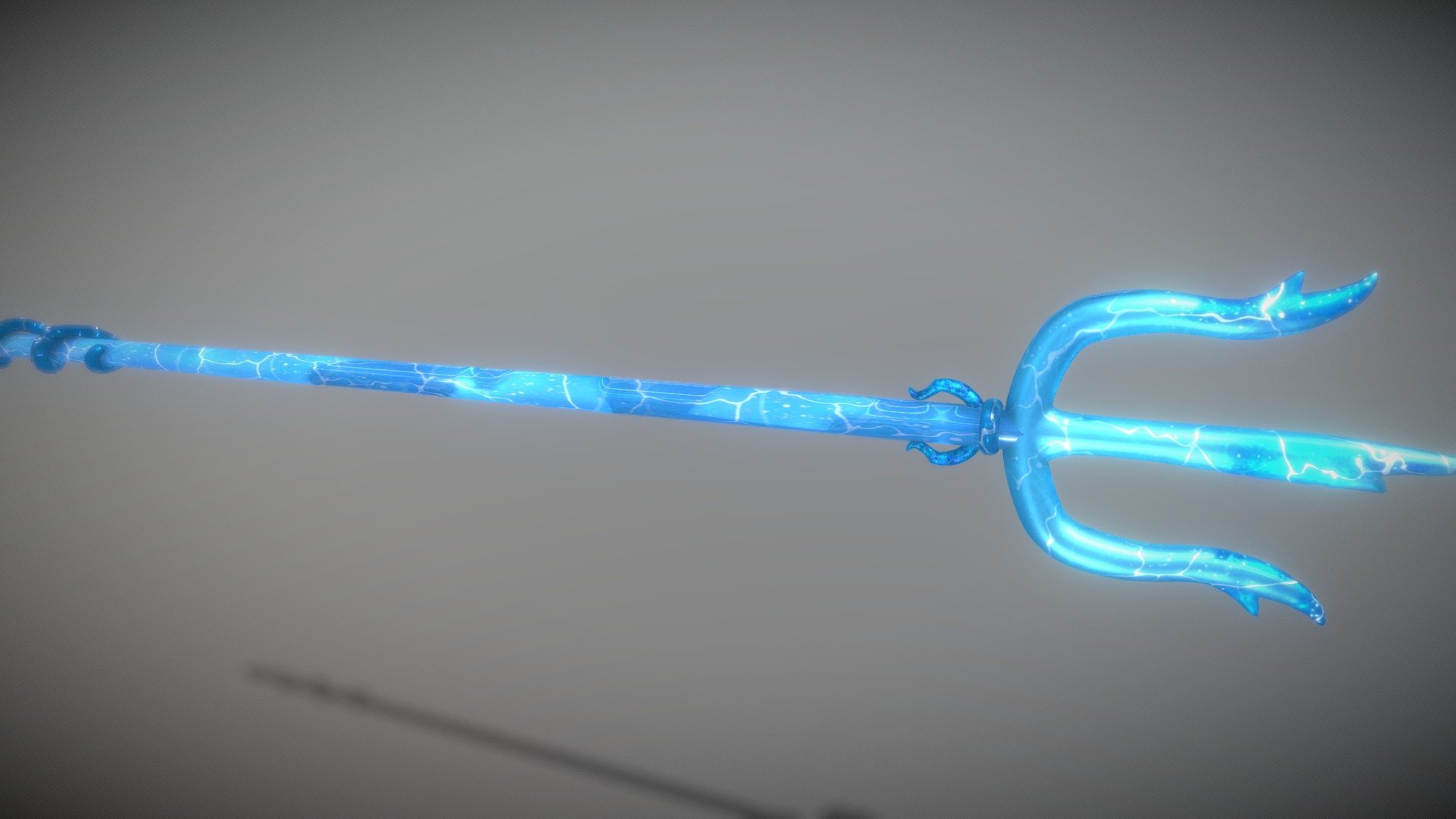 Gura's Trident - 3D model by AbyssLeo [905ec41] - Sketchfab