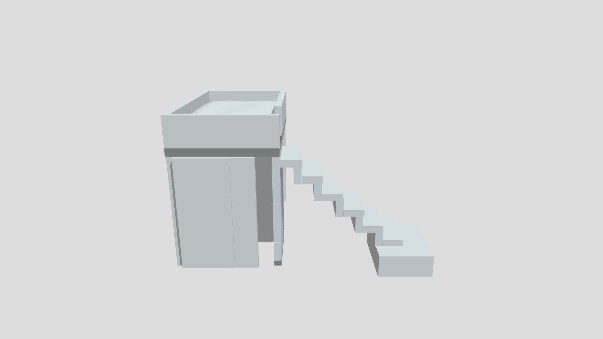 Loft Bed Assignment - 3D model by aellis6 [90605f6] - Sketchfab