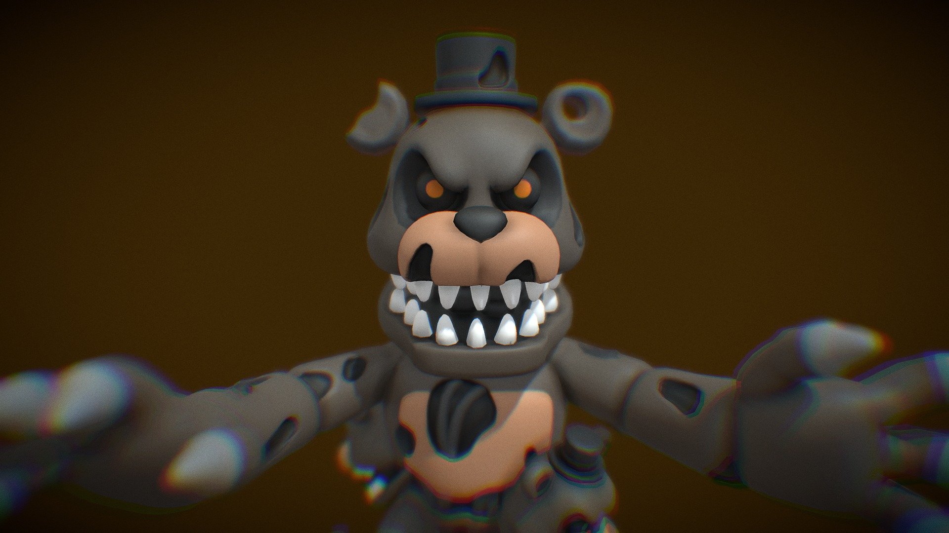 Nightmare Freddy - Download Free 3D model by royalroyaltymodel112 ...