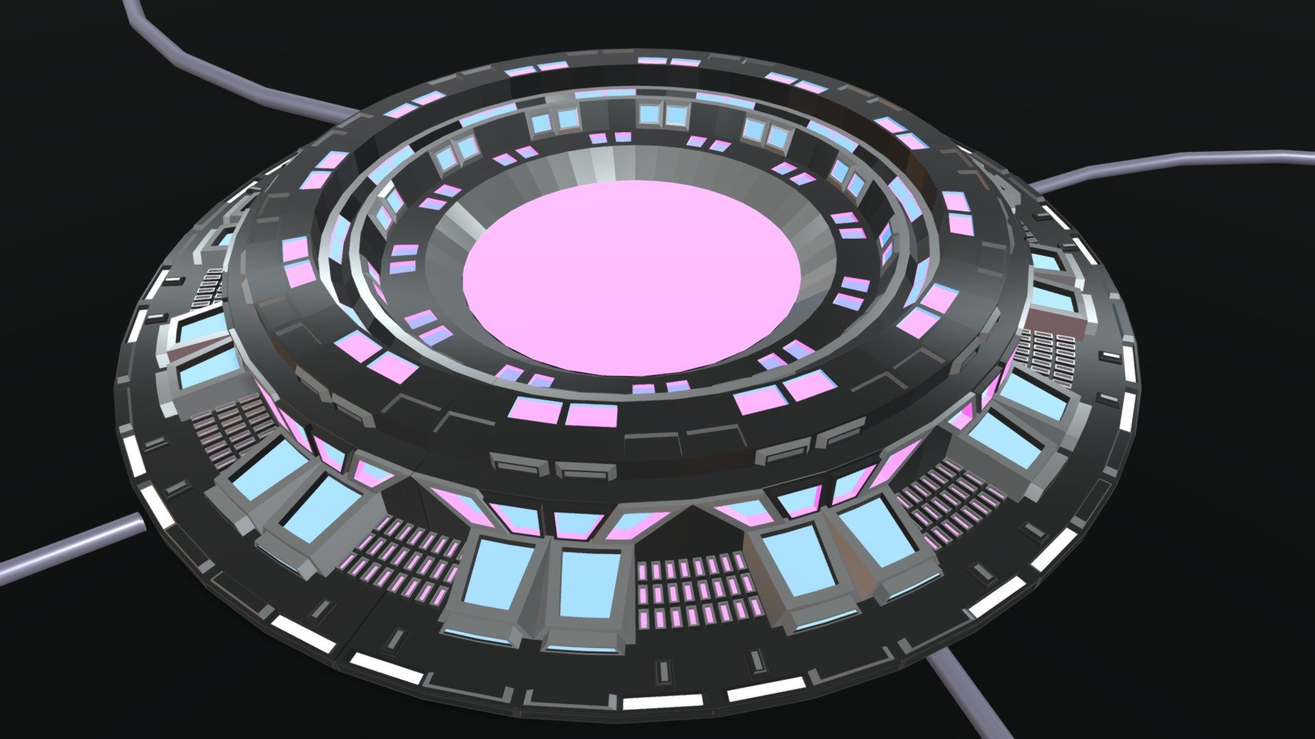 Flare Hub Looping Hexagon Sphere - Download Free 3D model by Abdalla ...