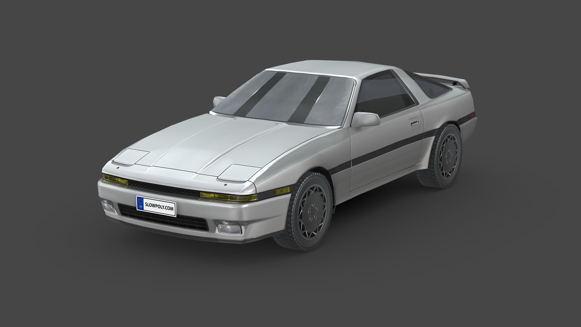 Toyota Supra 1986 - Buy Royalty Free 3D model by slowpoly [9063c18 ...