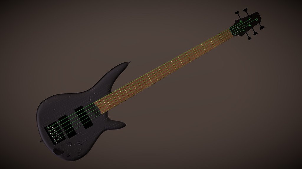 Ibanez K5 Fieldy Signature 5-String Bass - 3D model by Sussi [906796f ...