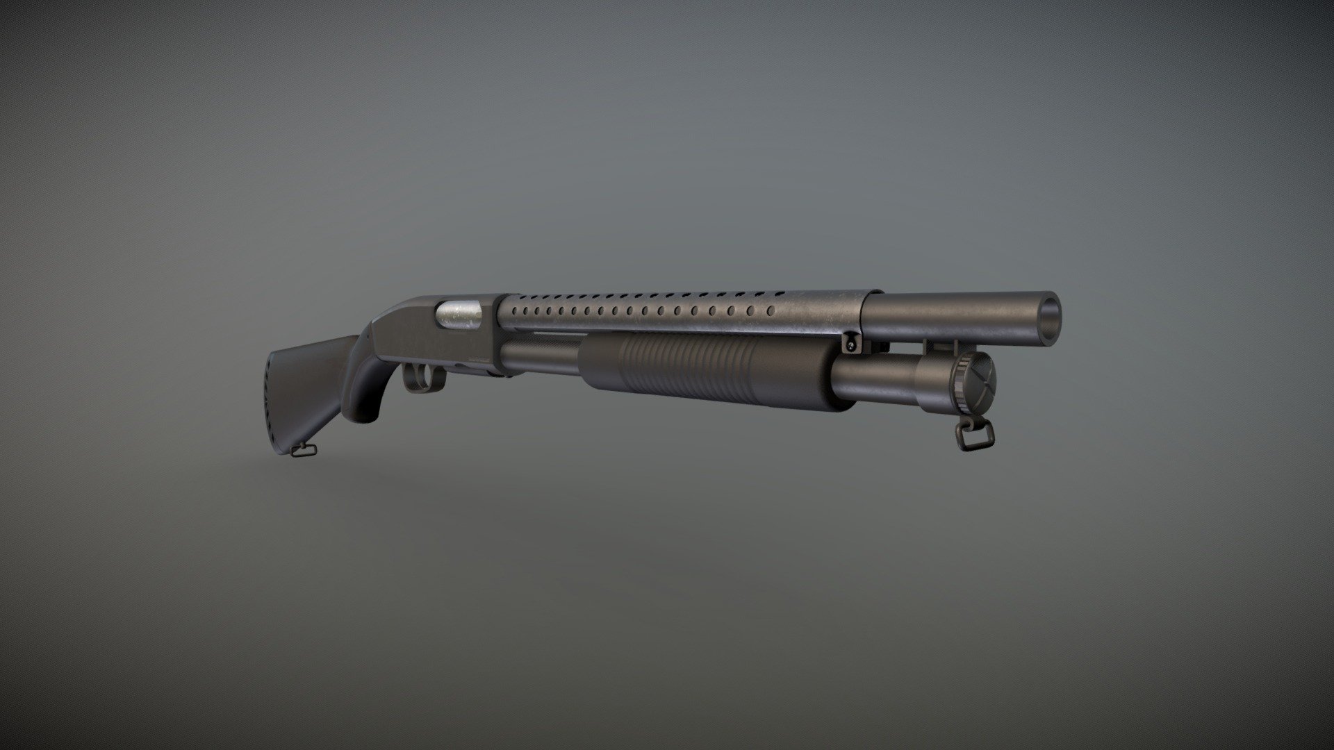M58A shotgun - 3D model by Sakari Games (@sakarigames) [9068fc1 ...