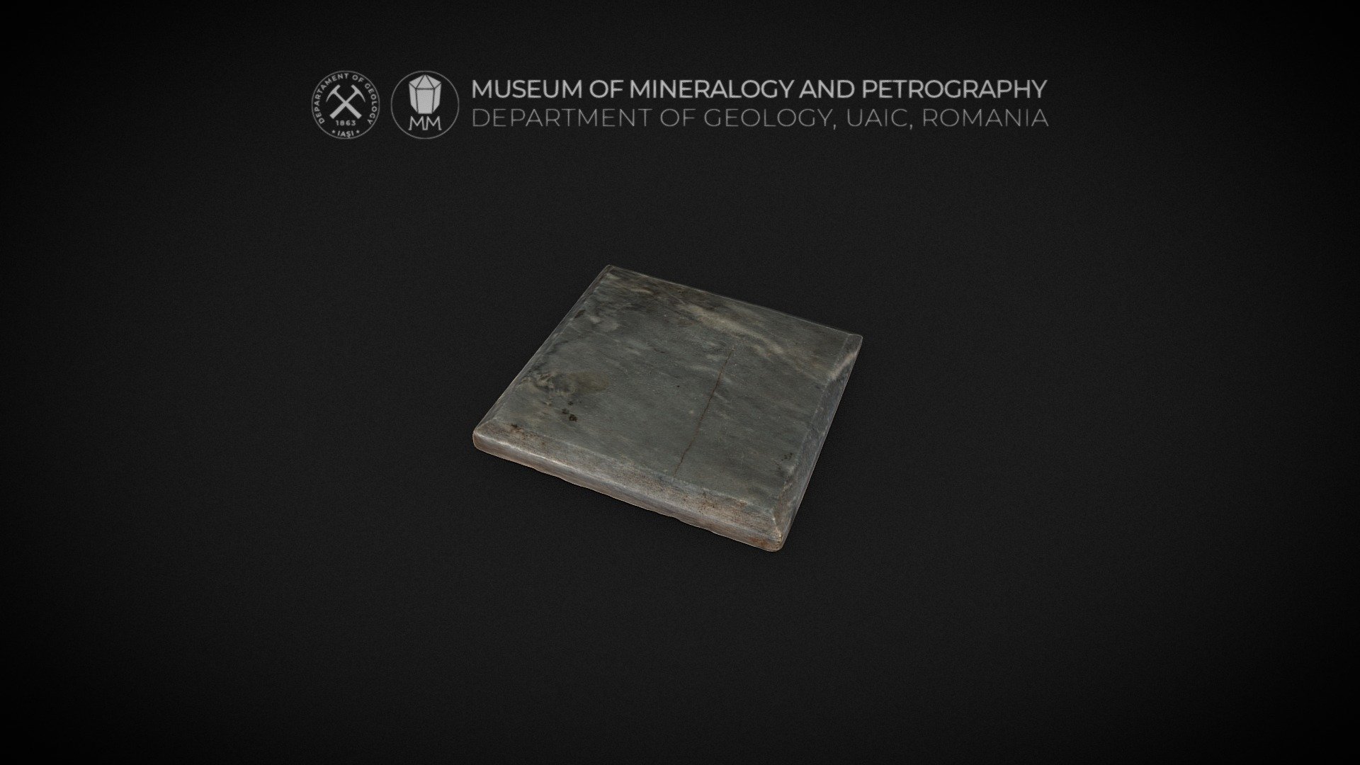 Grey Calcite Marble (metamorphic rock) - 3D model by Museum of ...