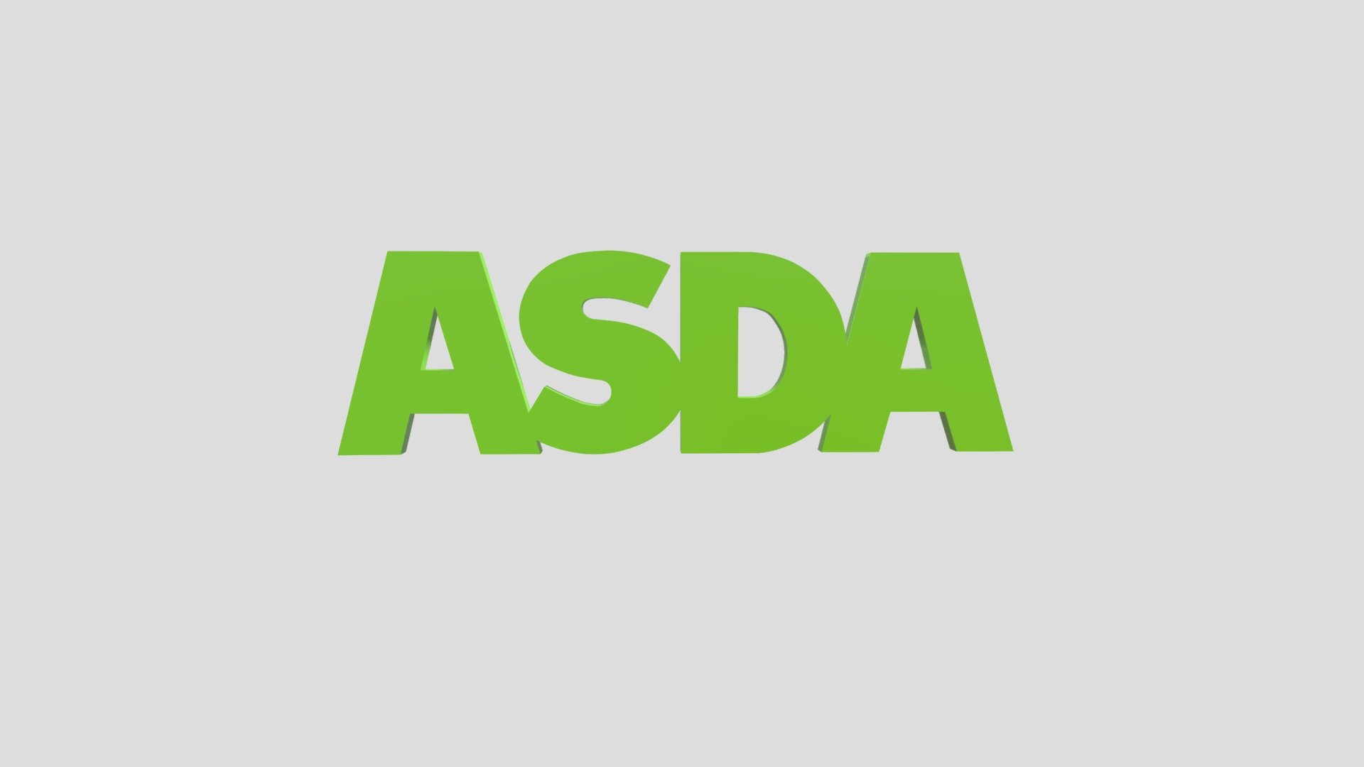 Asda logo - Download Free 3D model by warrior1992 [906b17c] - Sketchfab