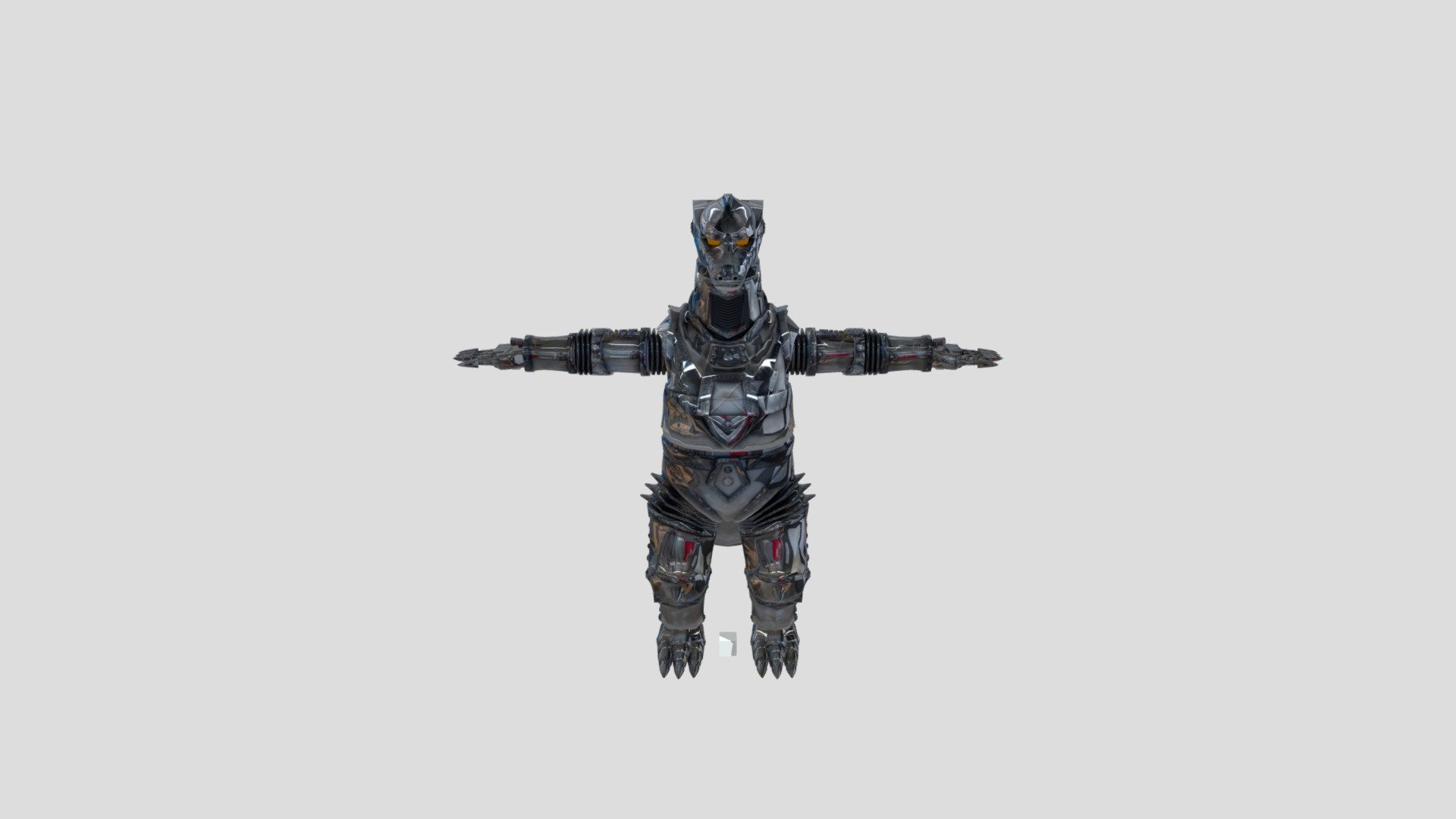 mechagodzilla_ii - 3D model by Emmett.s [906c703] - Sketchfab