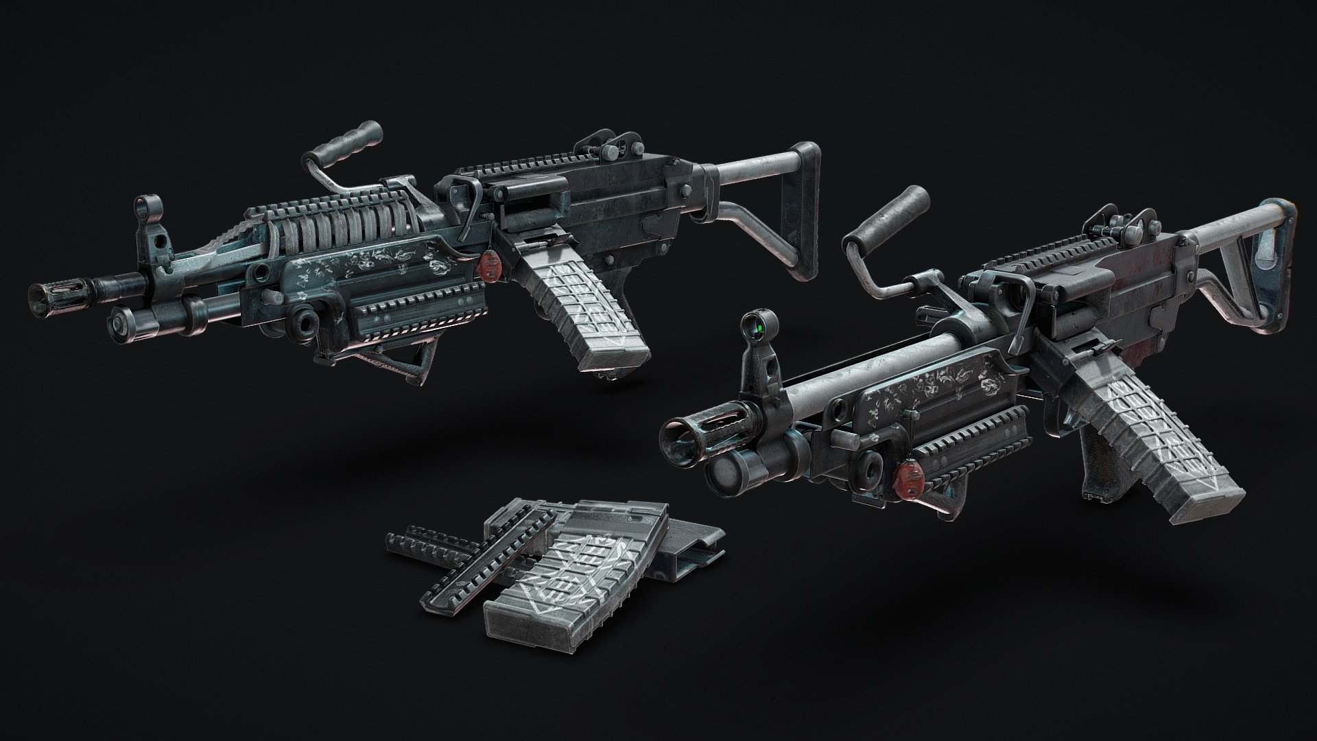 M249 30 Rd. mag builds - Download Free 3D model by Orpind (@leondp ...