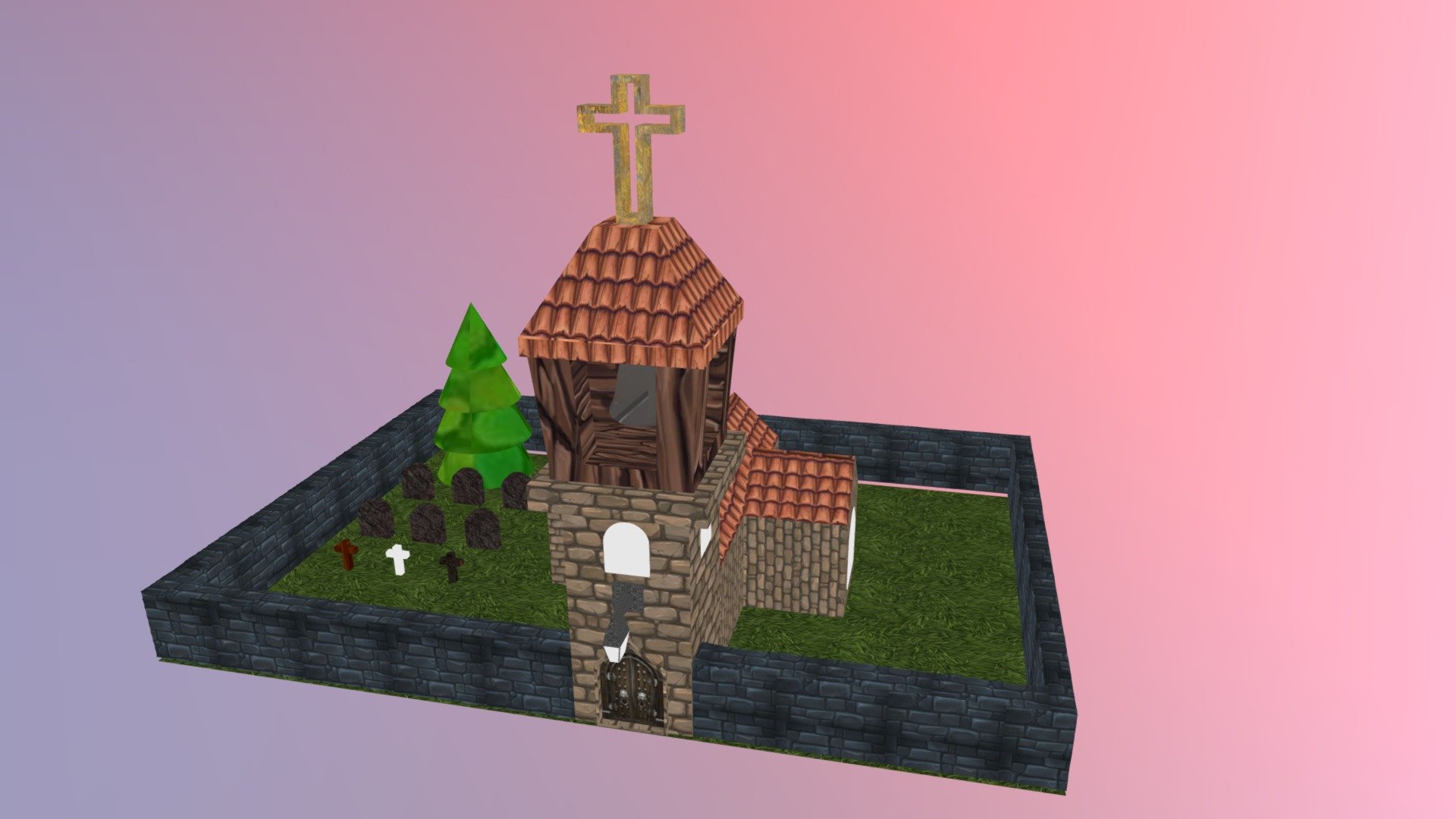 Graveyard - 3D model by SRimac [906eb85] - Sketchfab