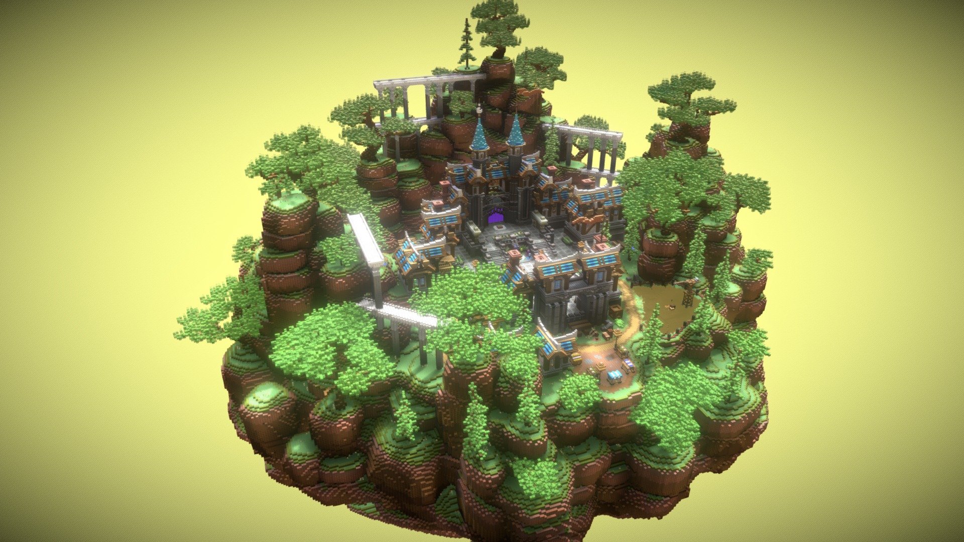 Spawn - SkyHaven - 300x300 - 3D model by HarmonyStudios (@HarmonyTeamMC) [906f4d3] - Sketchfab