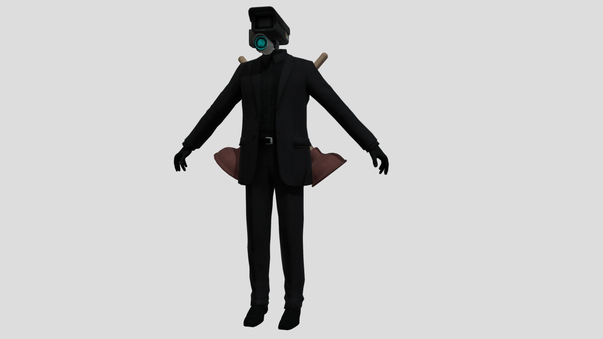 Plungerman - Download Free 3D model by Pumpkin (@savounited) [9070aae ...