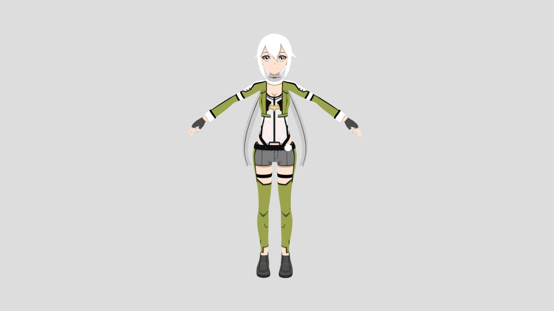 Sinon From Sword Art Online - Download Free 3D model by NekoRare ...