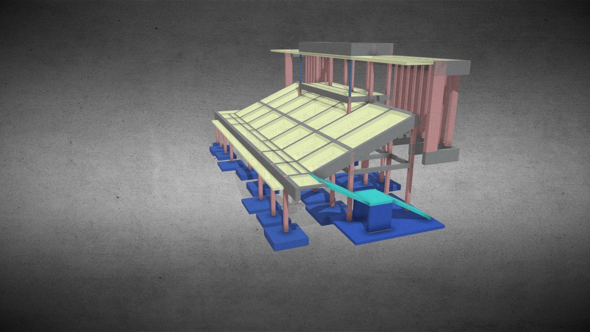 332-Maqueta-Estructura - 3D model by cabarchiesi [90715f4] - Sketchfab